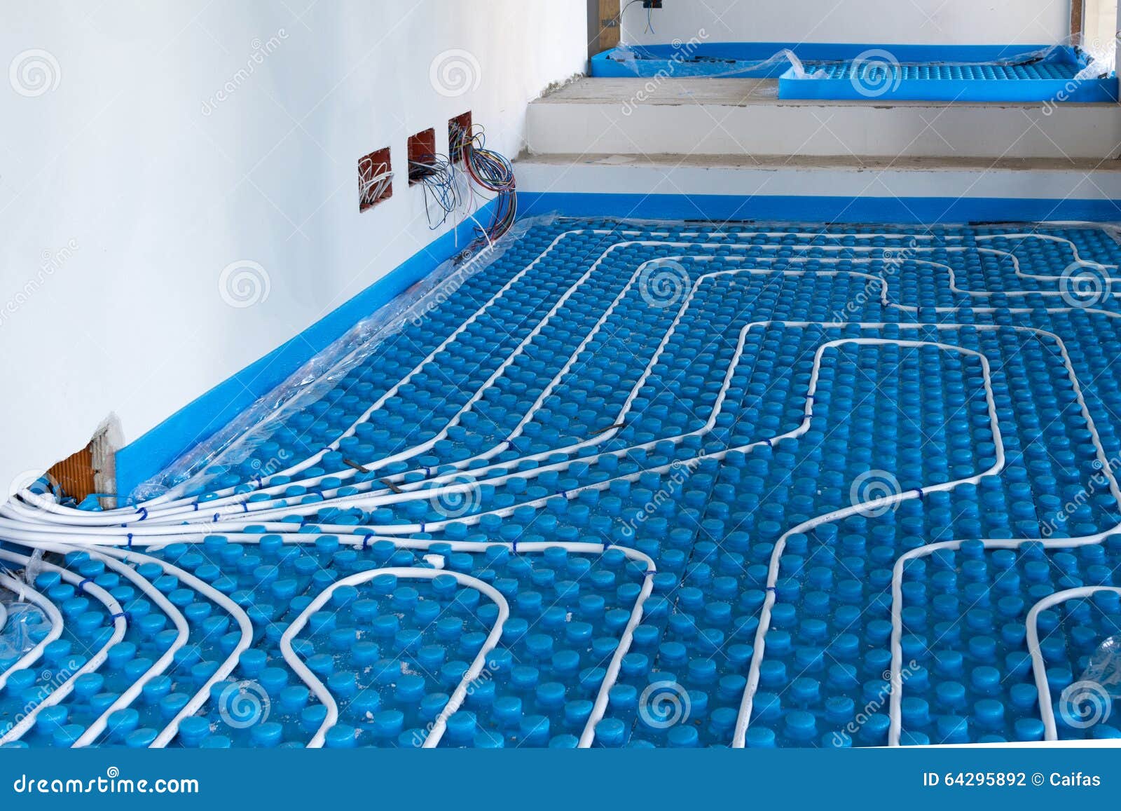 System floor radiant stock photo. Image of reading, piping - 64295892