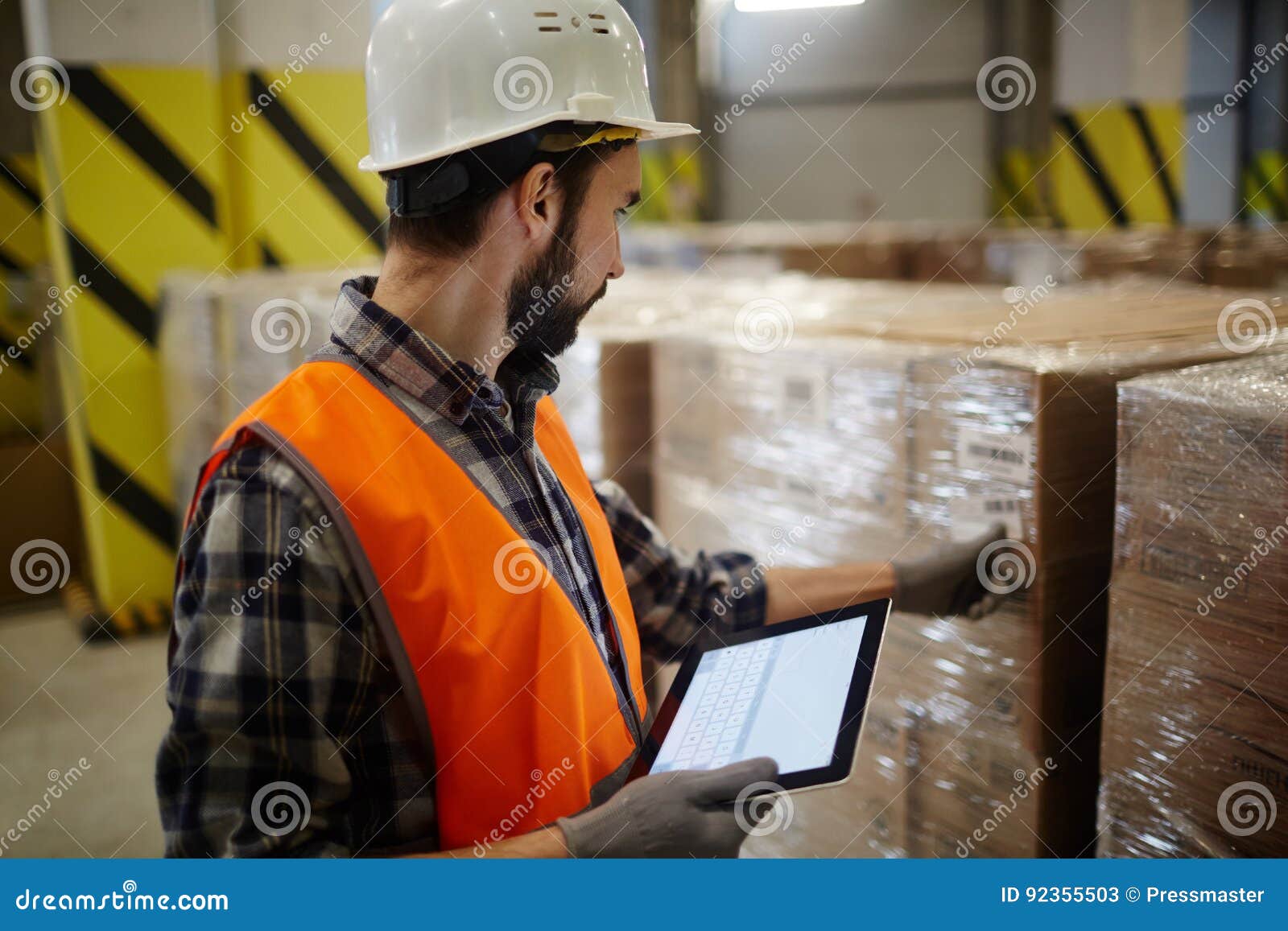 System of goods control stock image. Image of industry - 92355503