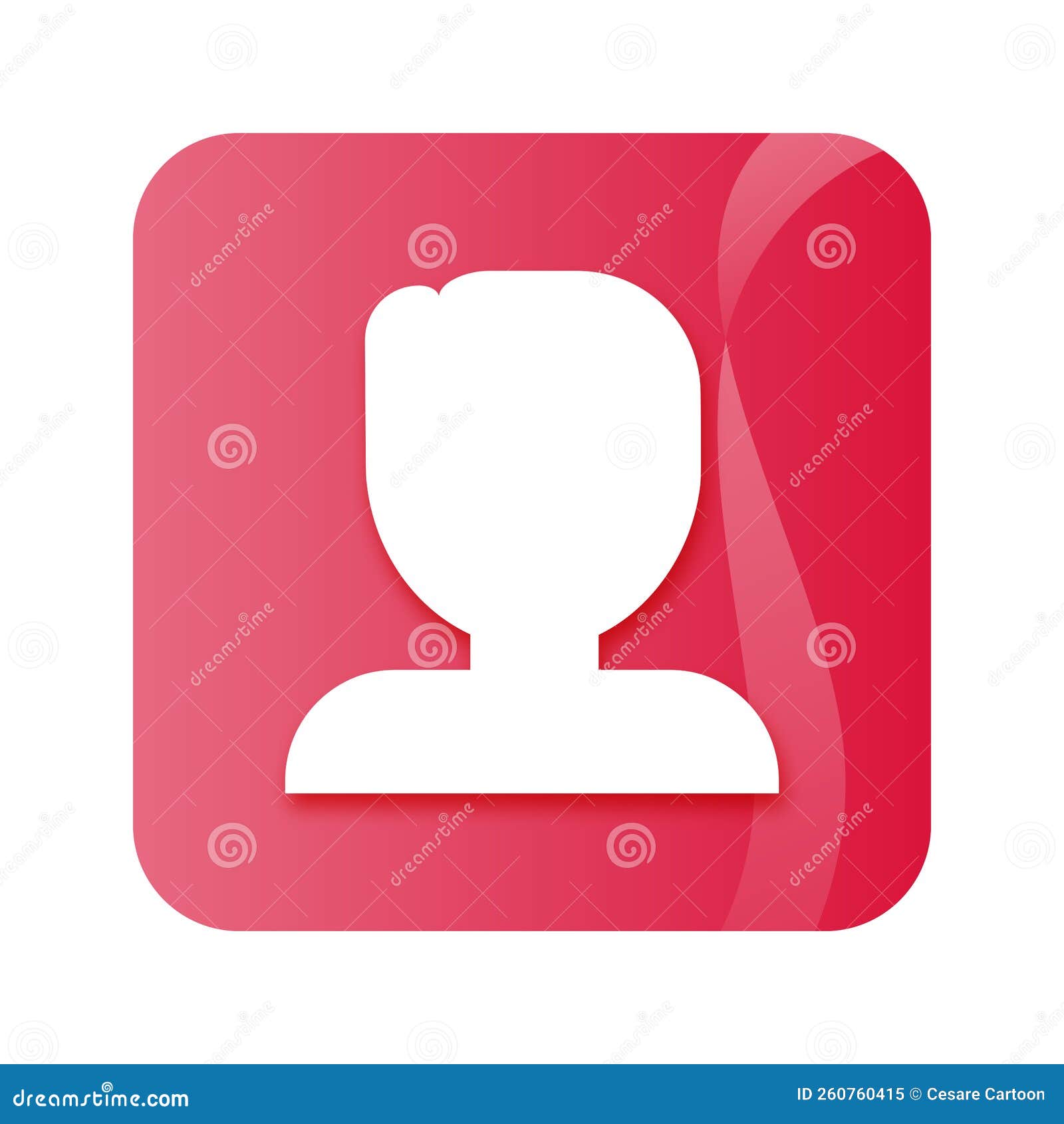 Cartoon button contact stock vector. Illustration of simple - 260760415