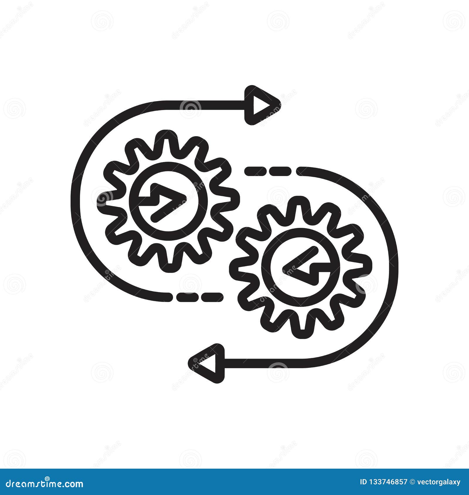 System Icon Vector Sign and Symbol Isolated on White Background Stock ...