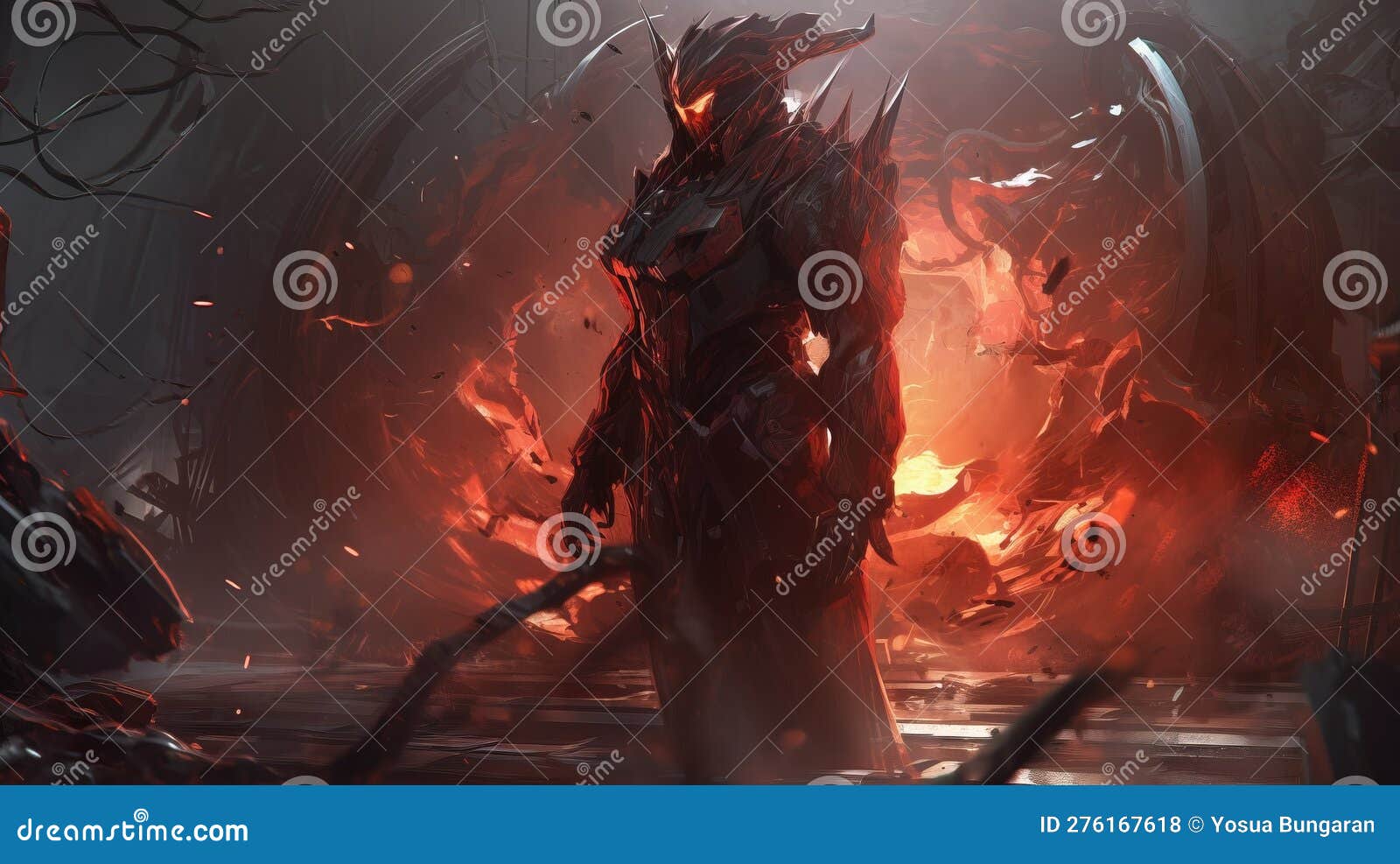 System Indestructible Slayers, Digital Art Illustration, Generative AI ...