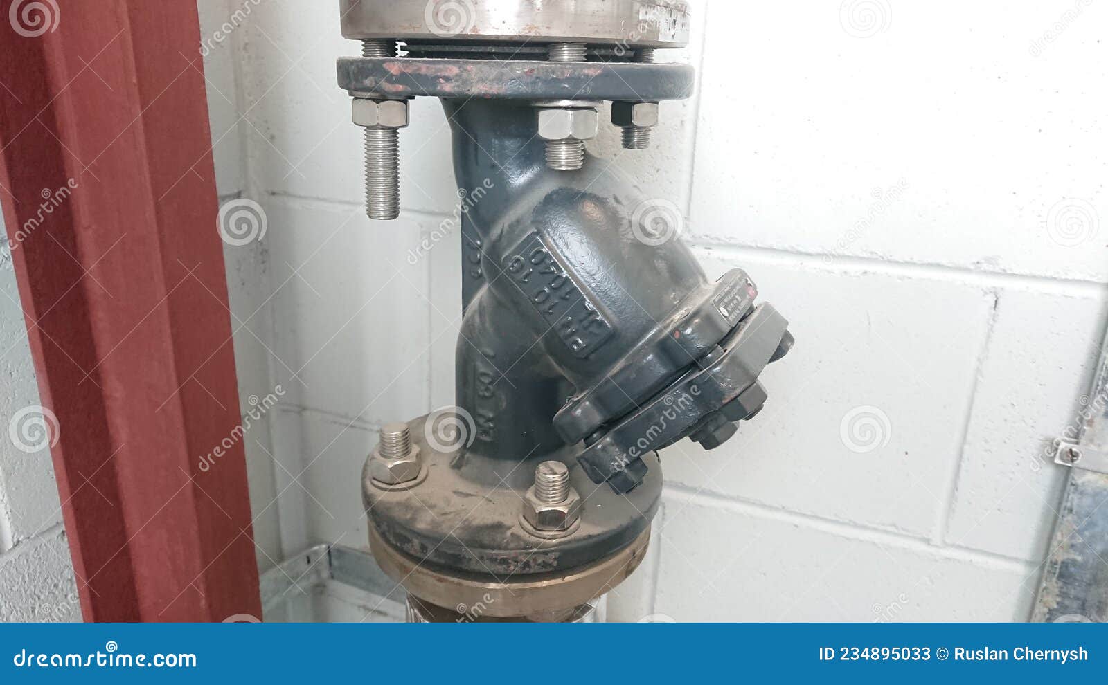 Pipe system . stock image. Image of central, intersection - 234895033