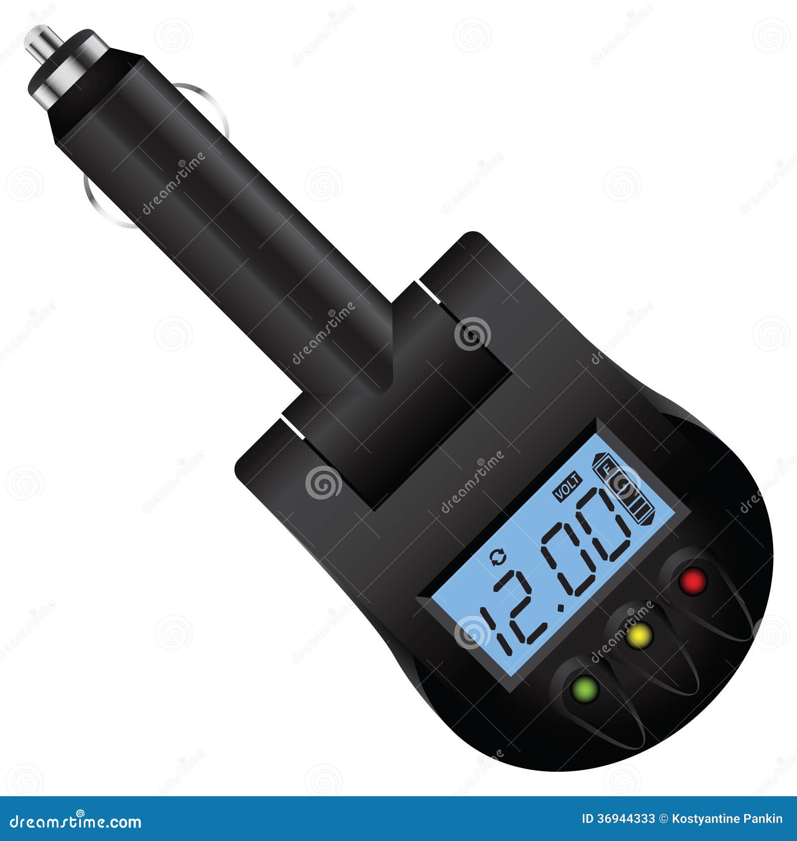 System Monitor for car stock illustration. Illustration of efficiency ...