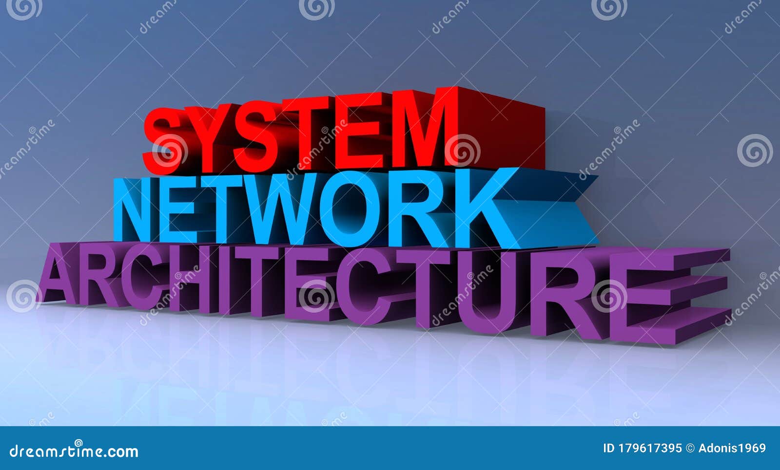 System Network Architecture Stock Illustration - Illustration of server ...
