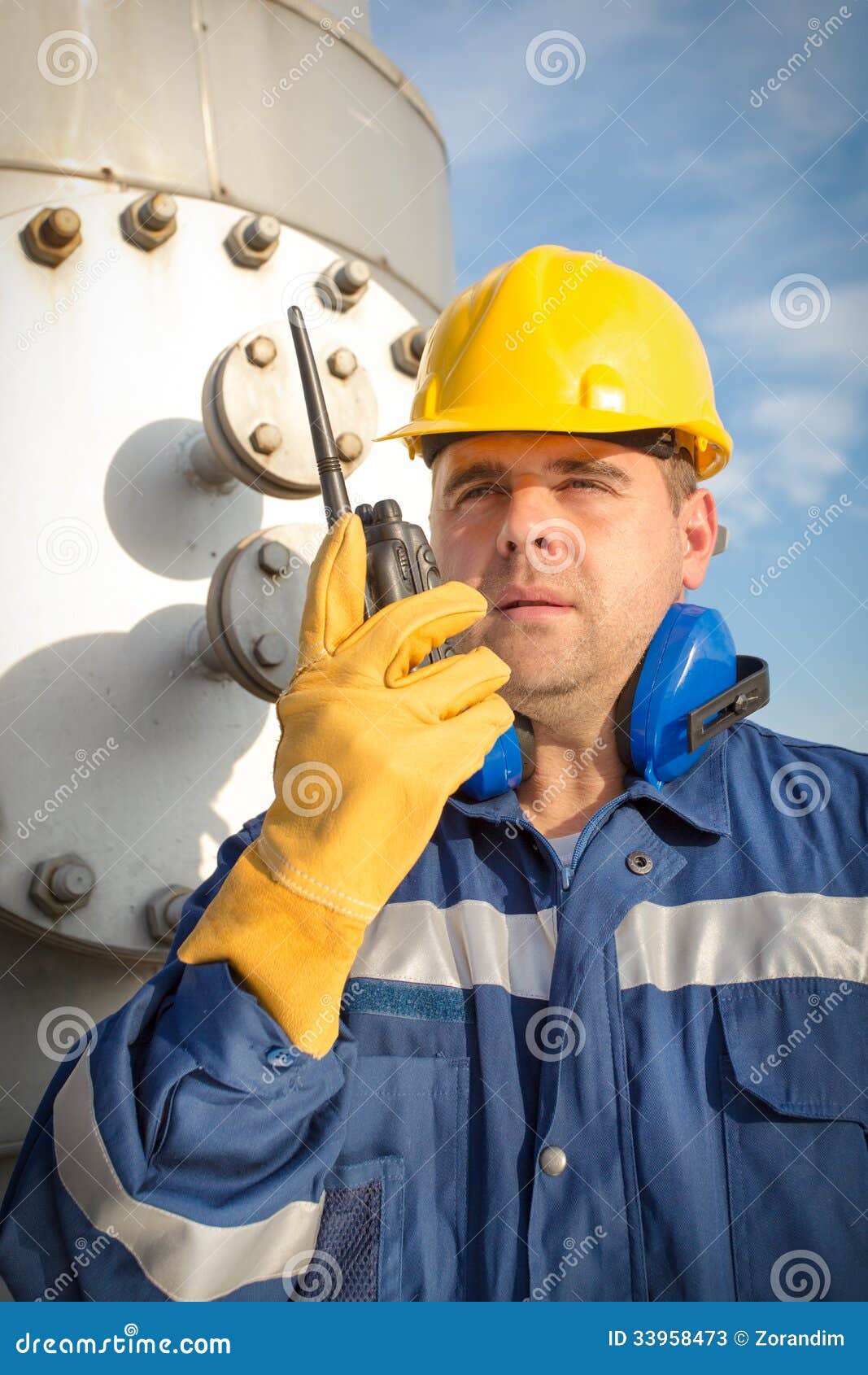 System Operator in Oil and Gas Production Stock Image - Image of ...