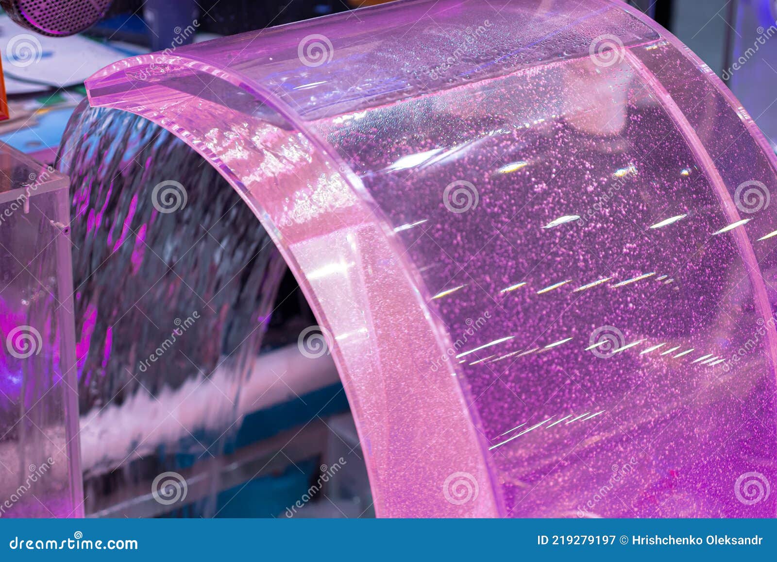 A System of Pipes through Which Water Flows for a Decorative Fountain ...