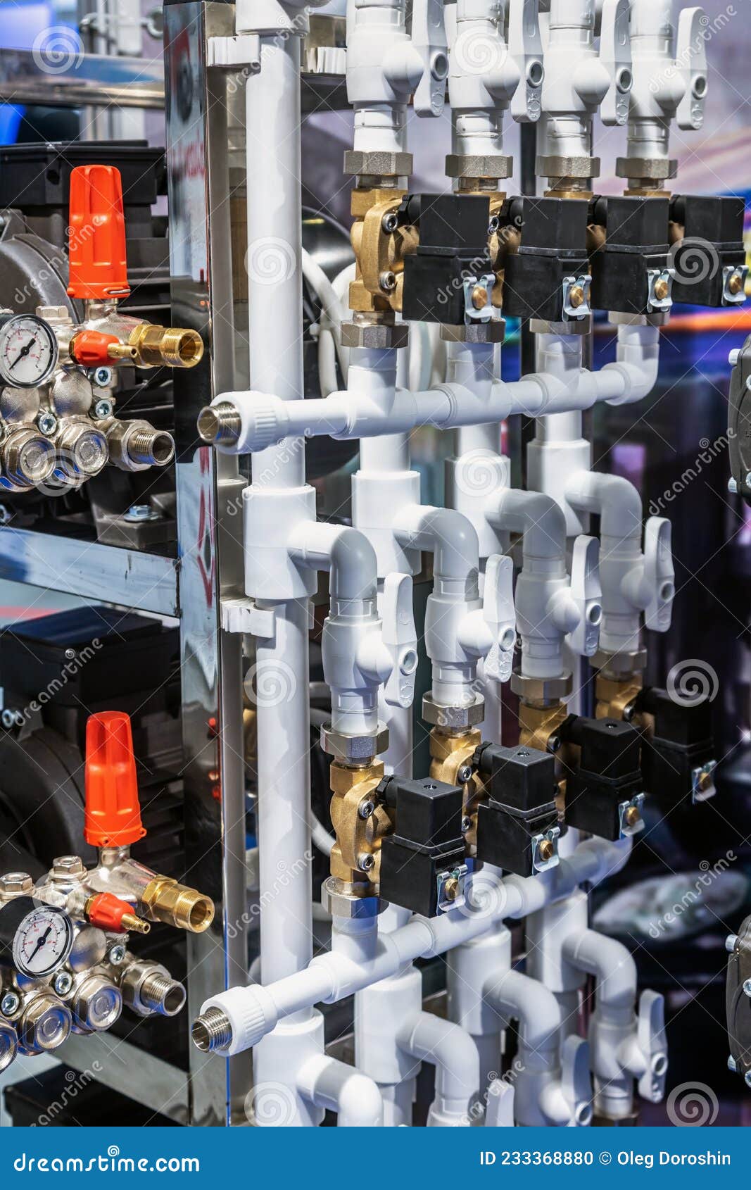 A System of Plastic and Metal Pipes and Pipes with Pressure Sensors ...