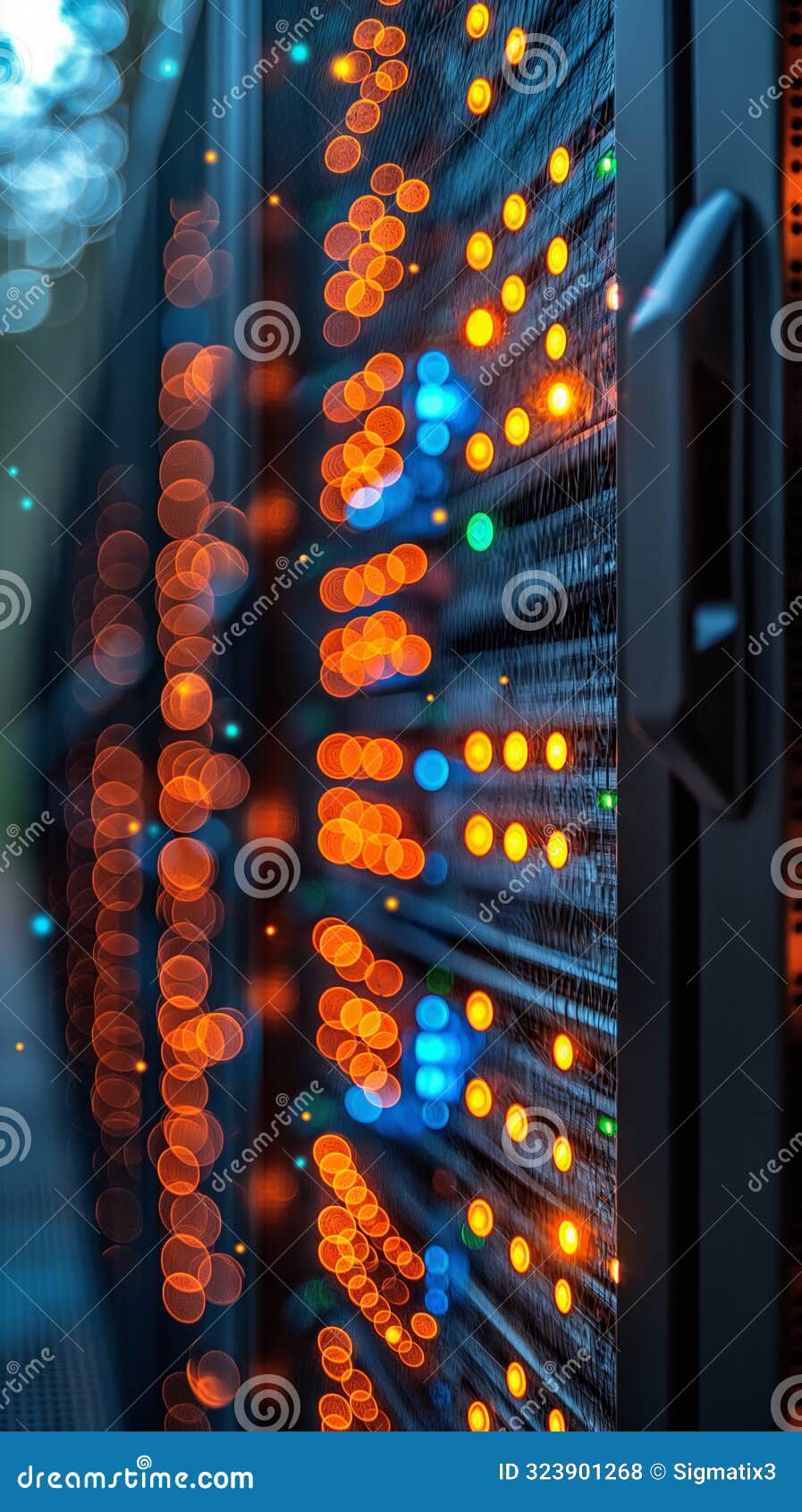 System Rack Of Network Interfaces And Routers Royalty-Free Stock Image ...