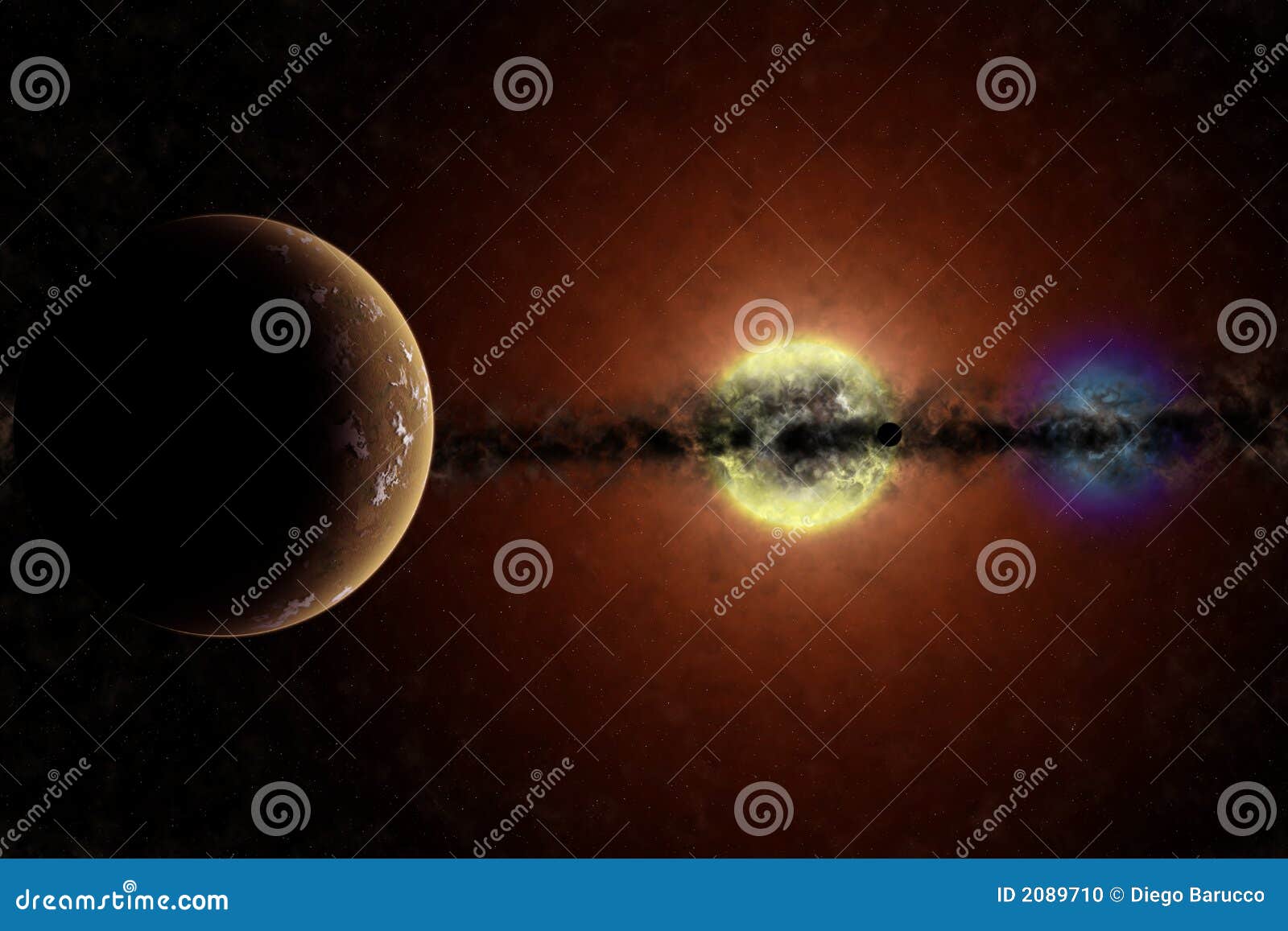 White Dwarf Core, Extinct Star Core Royalty-Free Cartoon ...