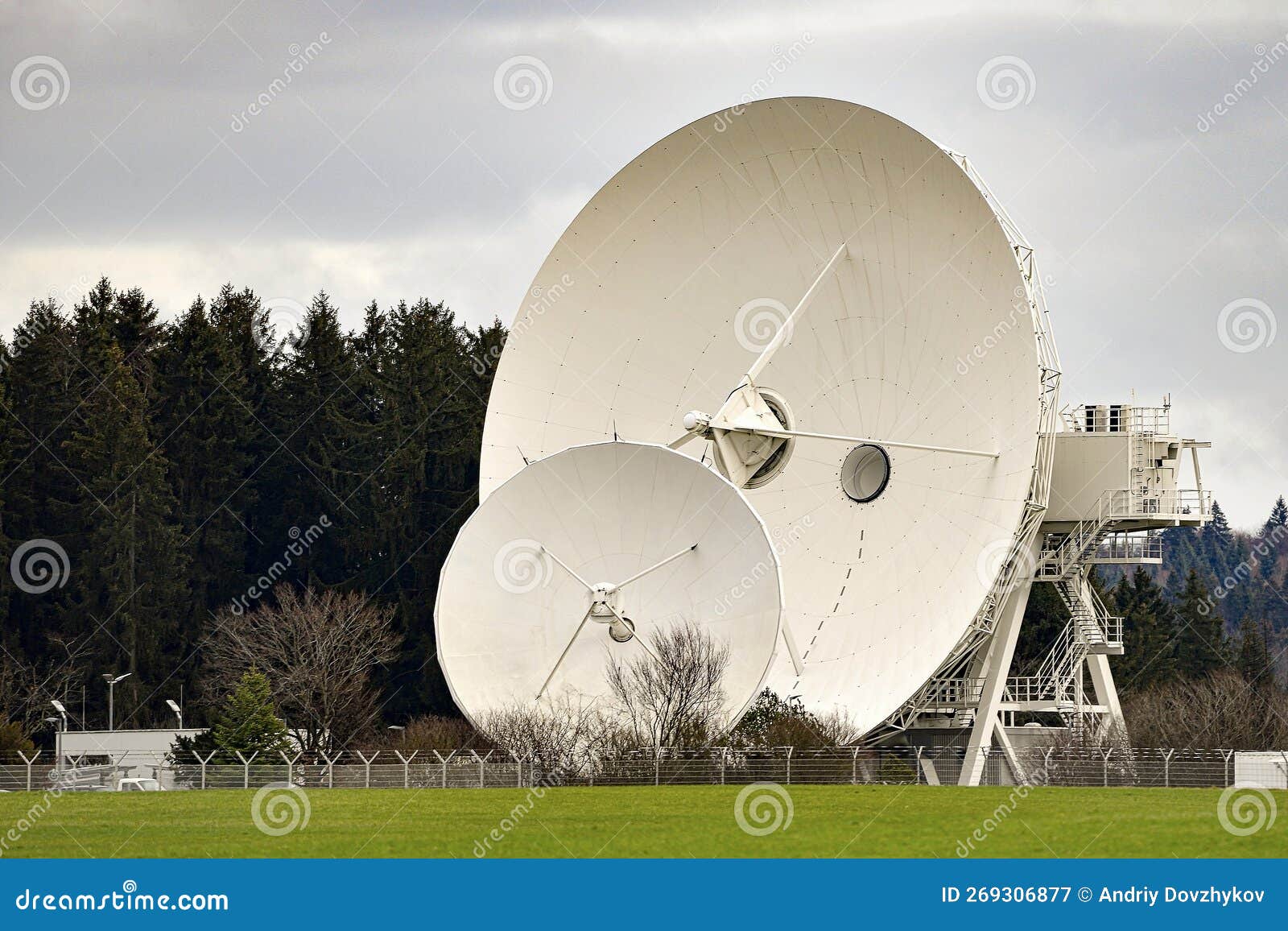 System for Satellite Reception of Television and Radio Signals Stock ...