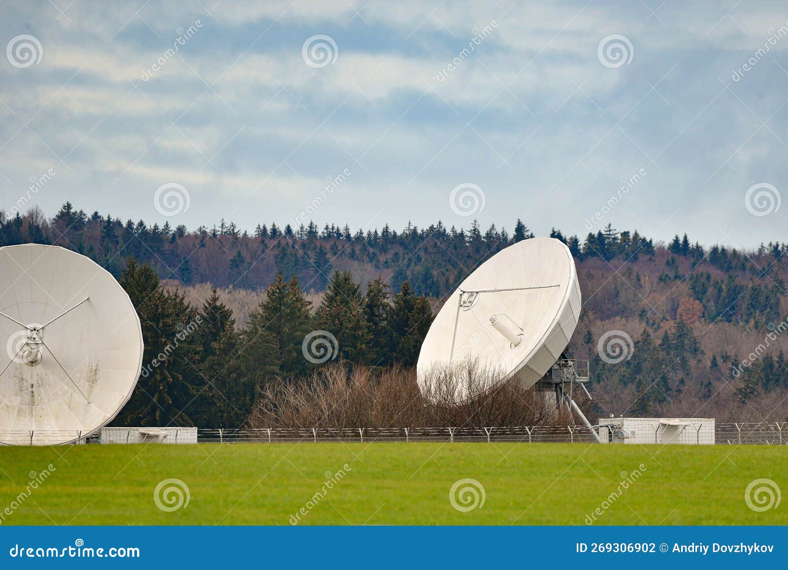 System for Satellite Reception of Television and Radio Signals Stock ...