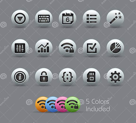 System Settings Interface stock vector. Illustration of interface ...