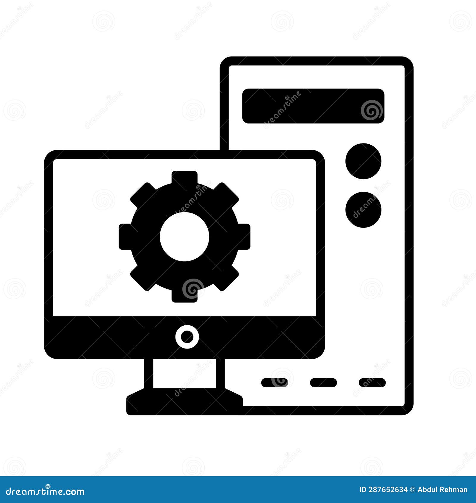 System Settings Vector Icon Which Can Easily Modify or Edit . Stock ...