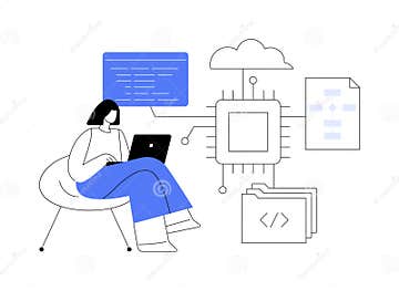 System Software Development Abstract Concept Vector Illustration. Stock ...