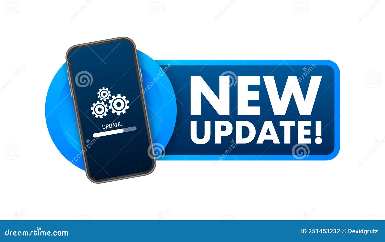 System Software Update, Data Update or Synchronize with Progress Bar on ...