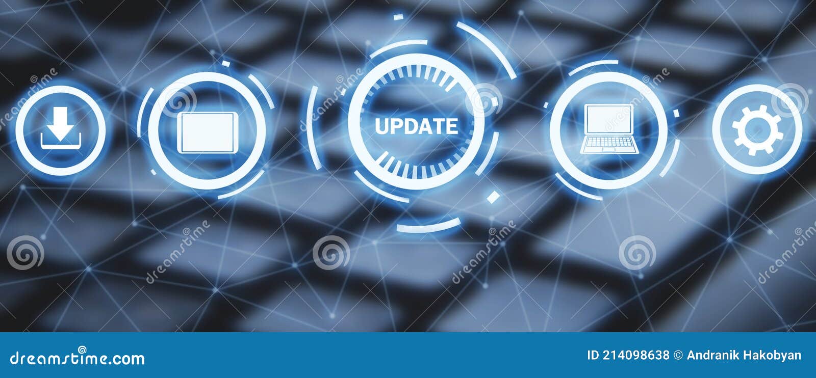 System Software Update. Technology Stock Photo - Image of communication ...