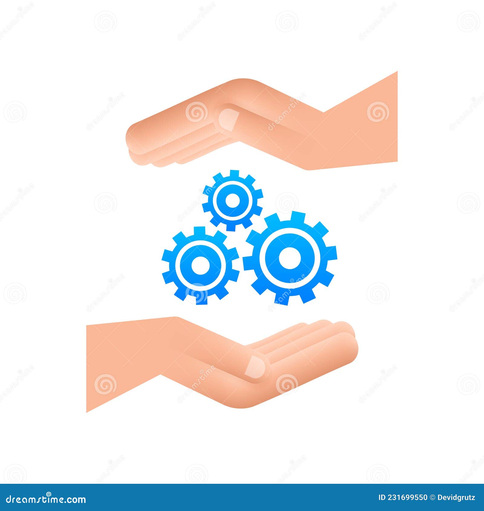 System Software Update or Upgrade Concept with Hands. Banner New Update ...