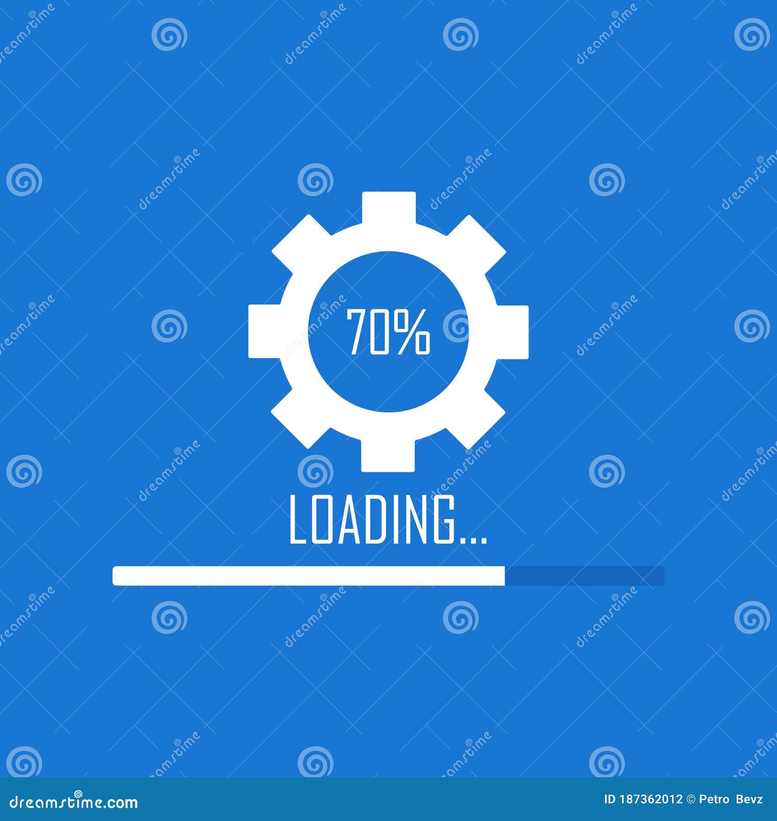 System Software Update and Upgrade Concept. Loading Process Screen ...