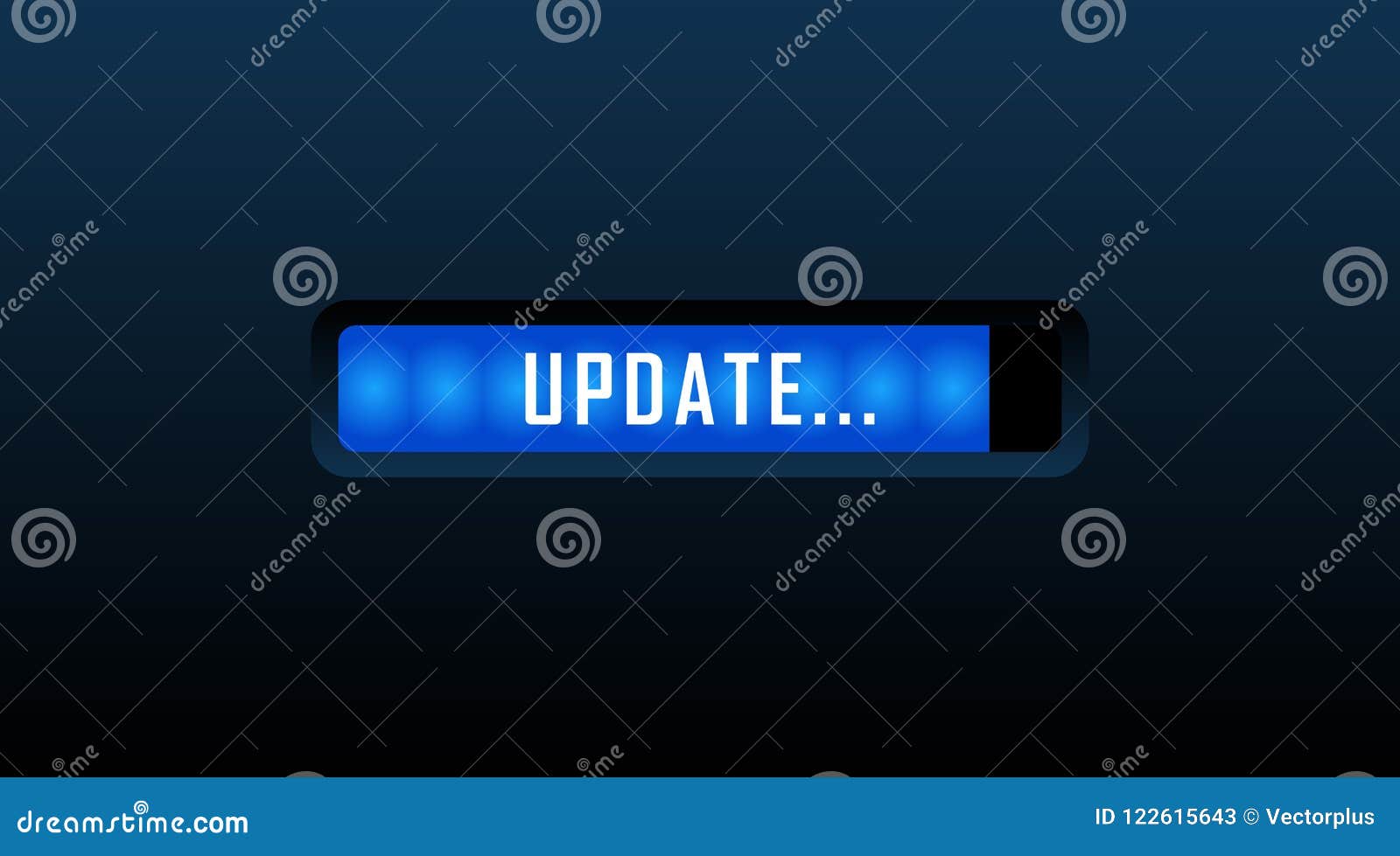 System Software Update and Upgrade Concept. Loading Process Screen ...
