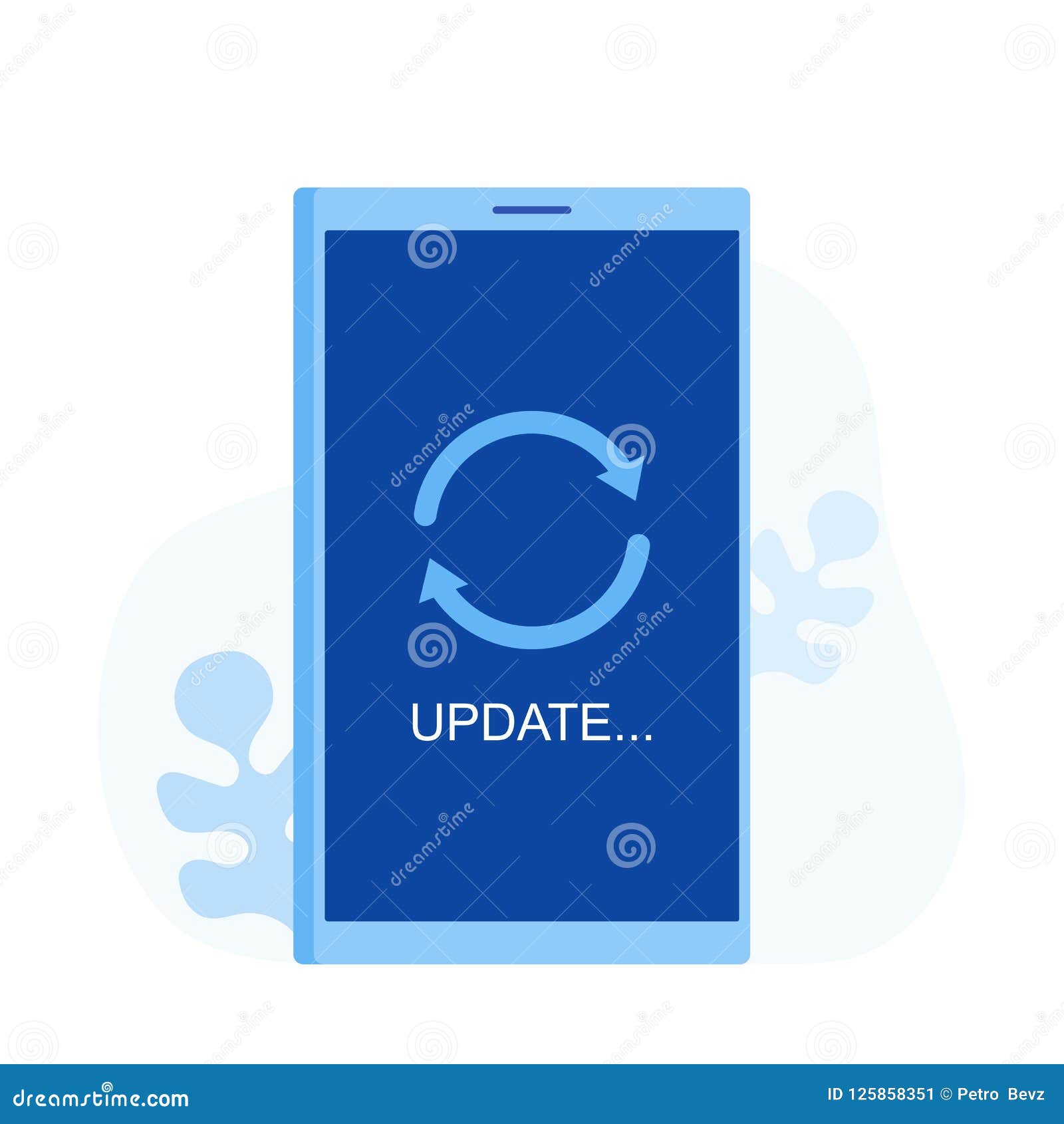 System Software Update and Upgrade Concept. Stock Vector - Illustration ...