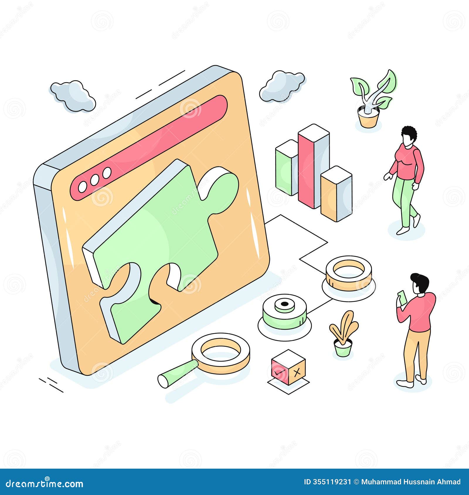 System Speed Optimization stock illustration. Illustration of monitor ...