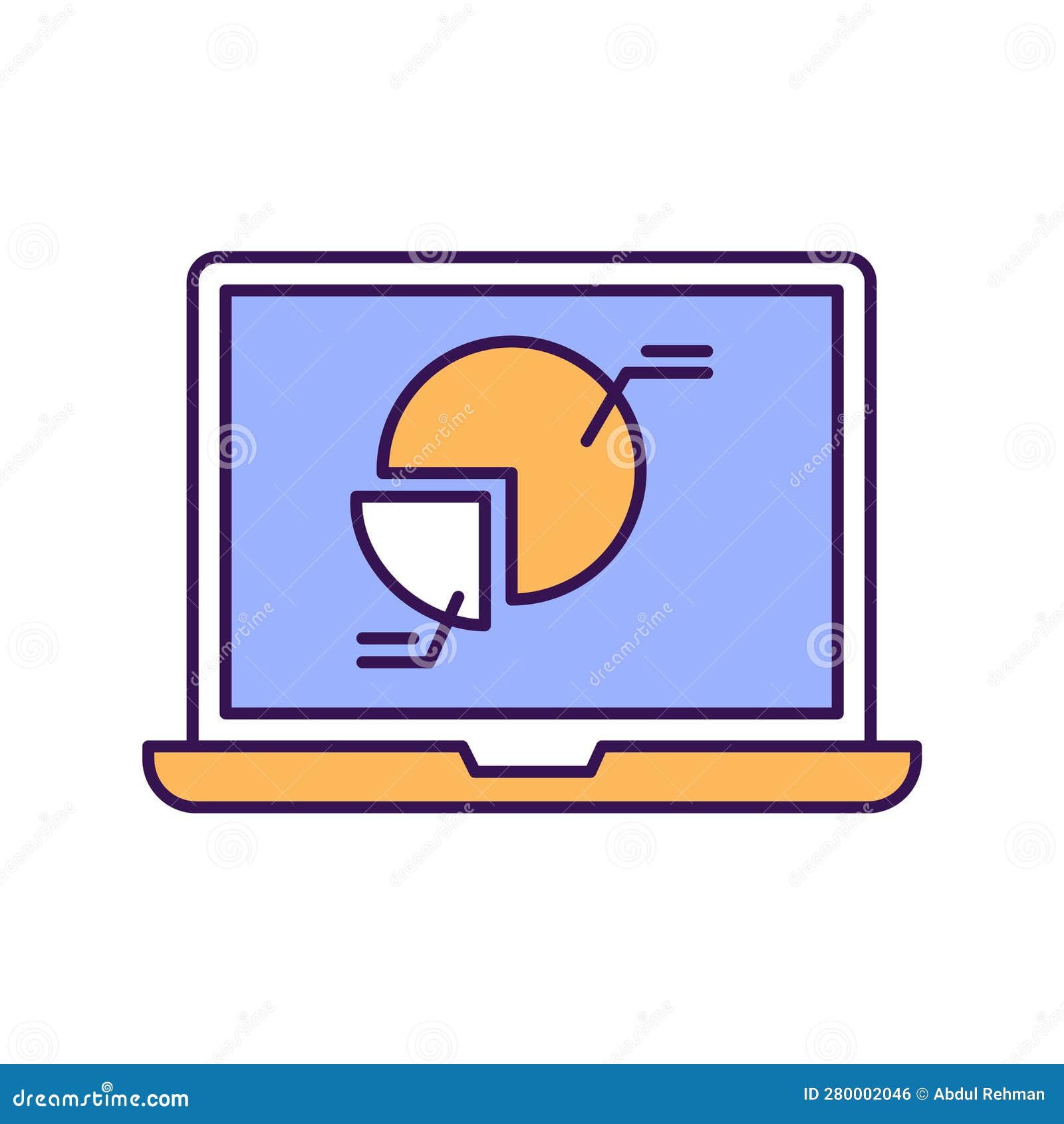 System Synchronisation Outline With Colors Fill Vector Icon That Can
