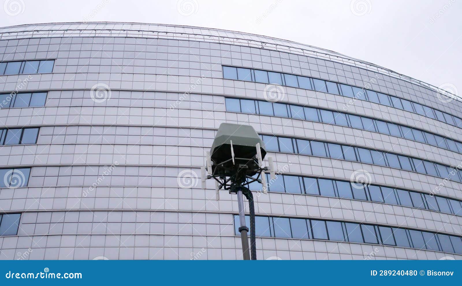 Military Tracking System, Radar Base. Old Giant Dome Of A Radar Antenna ...