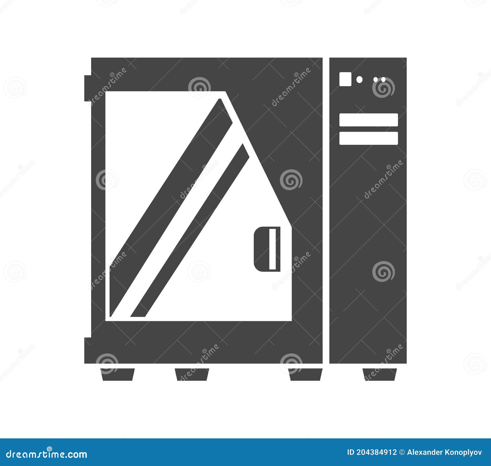 System Unit, Computer Case, Chassis, Tower or Cabinet Bold Icon ...