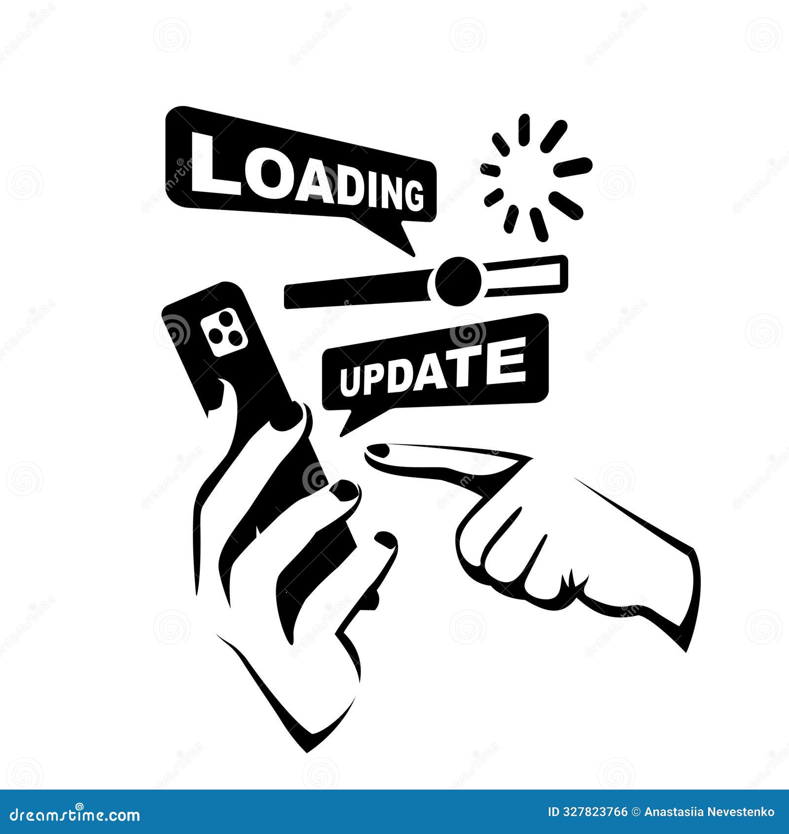 System Update 3d Vector Concept. 3d Glass Morphism Gear For Mobile App ...