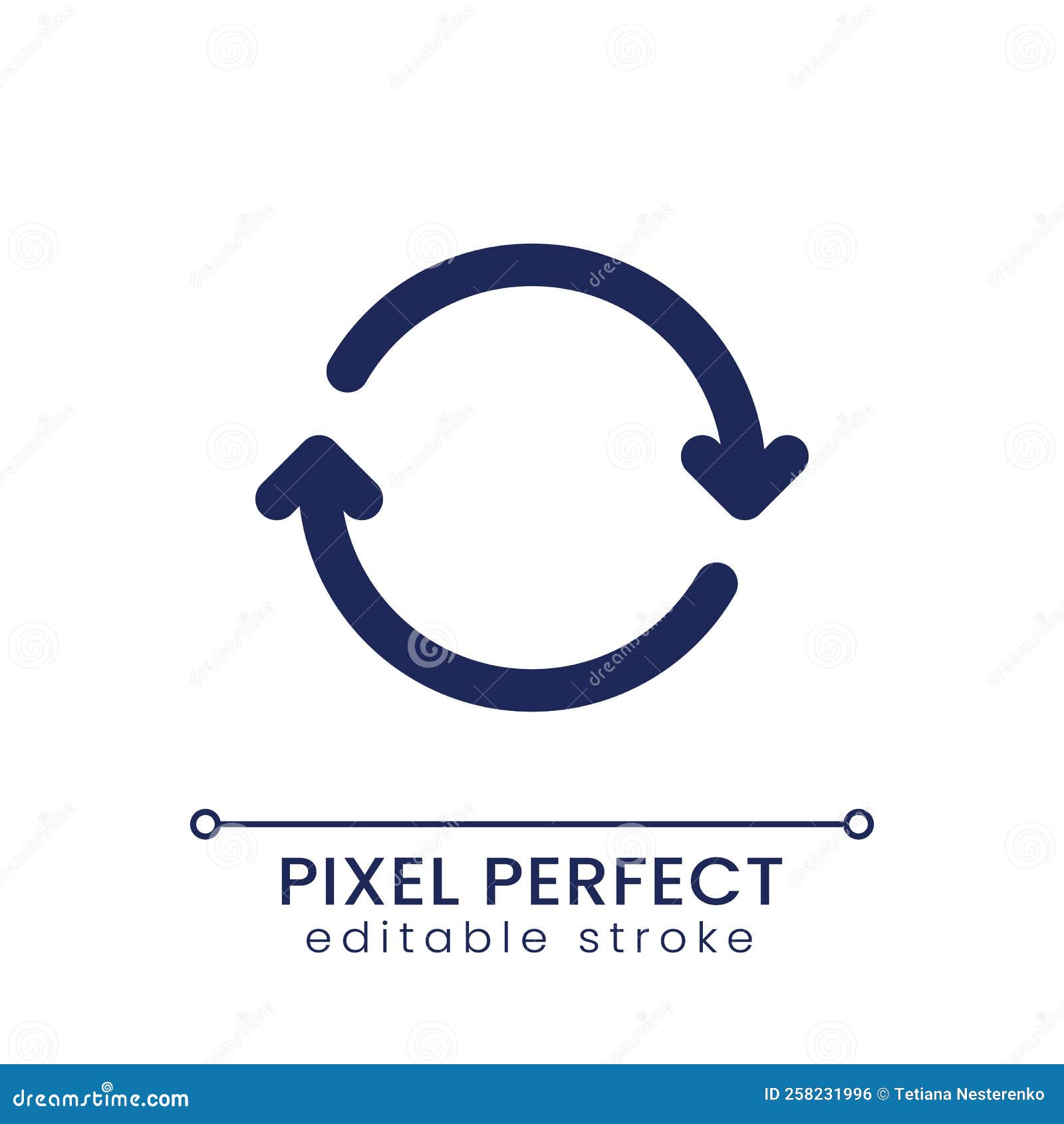 System Upgrade Pixel Perfect Linear Ui Icon Stock Vector - Illustration ...