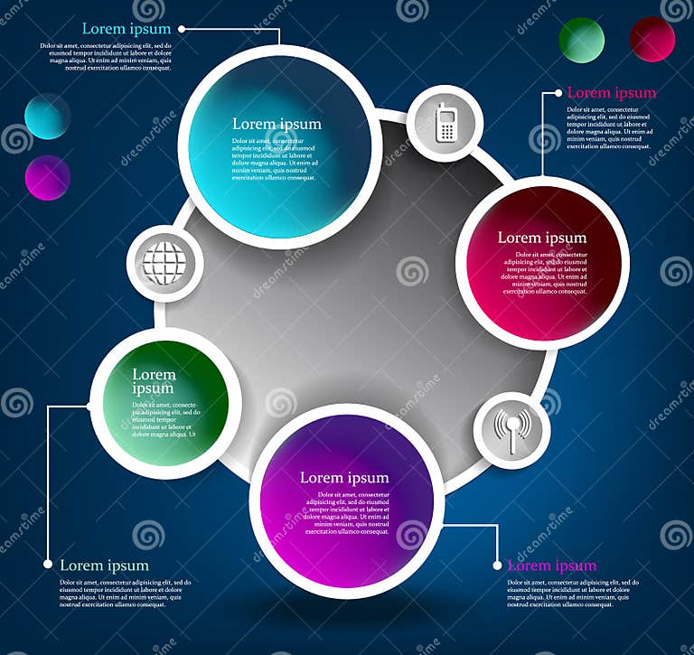 System Vector Circle Color Loop Stock Vector - Illustration of banner ...