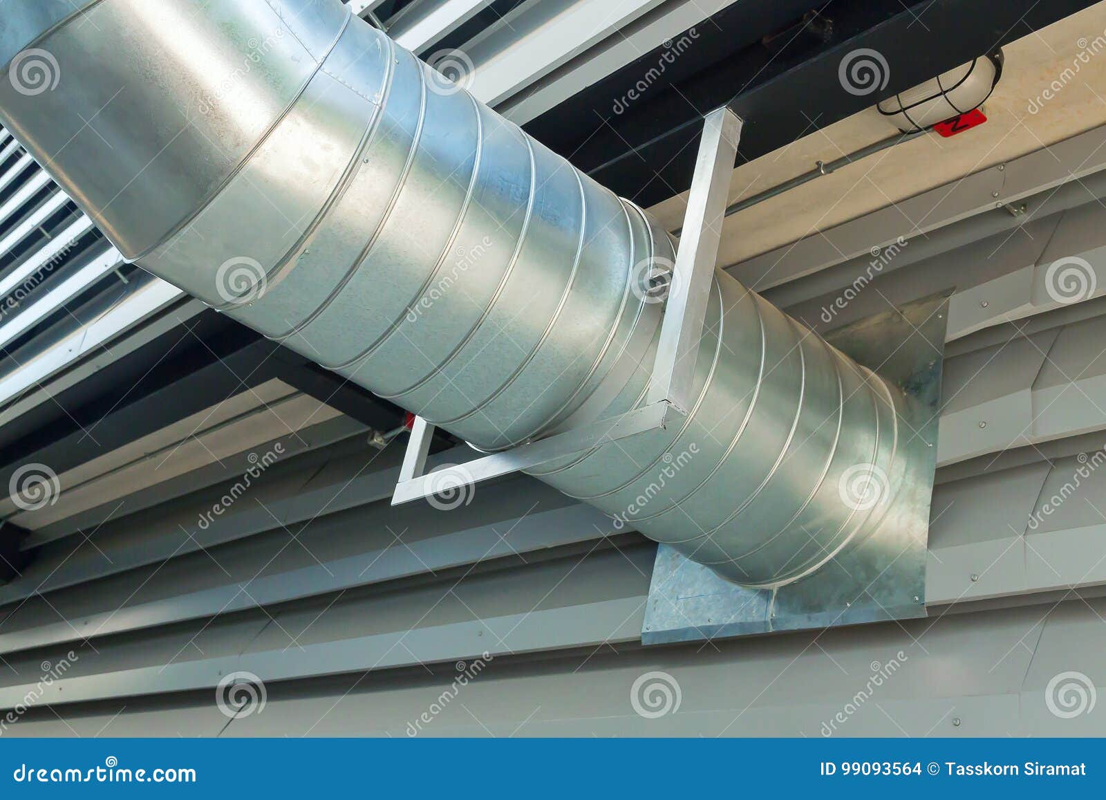 System of Ventilating Pipes Stock Photo - Image of building, cooling ...