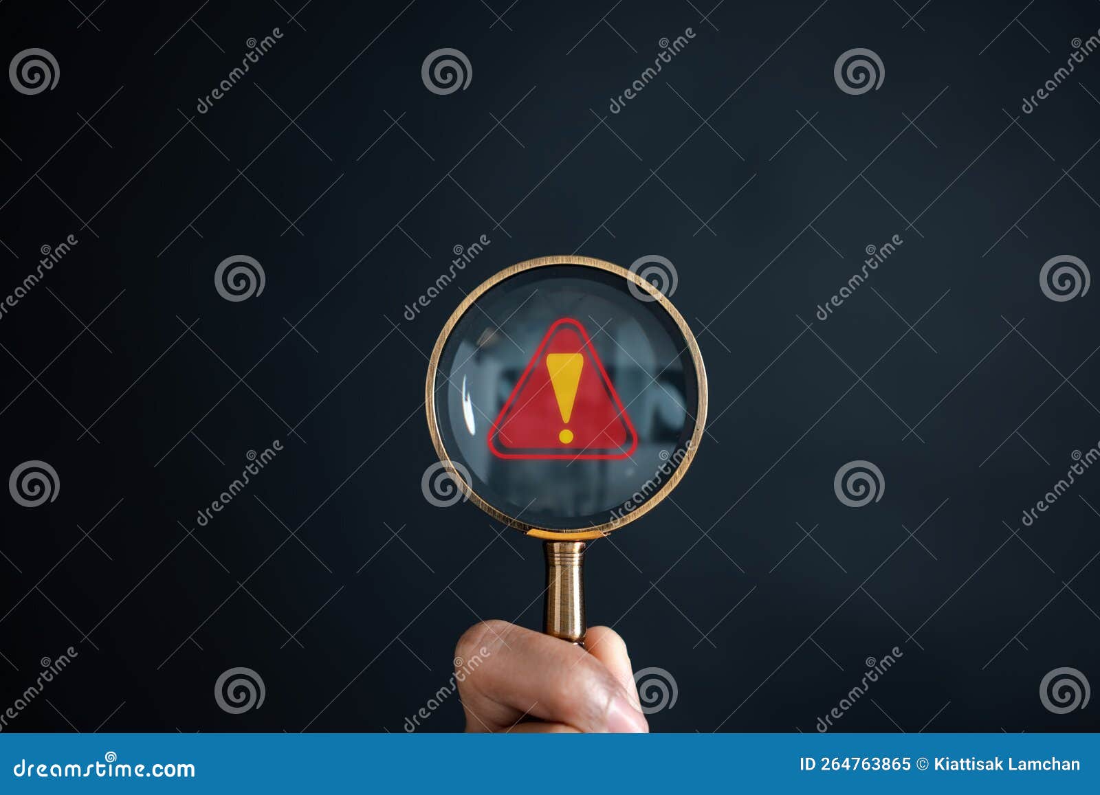 System Warning Caution Sign for Notification Error and Maintenance ...