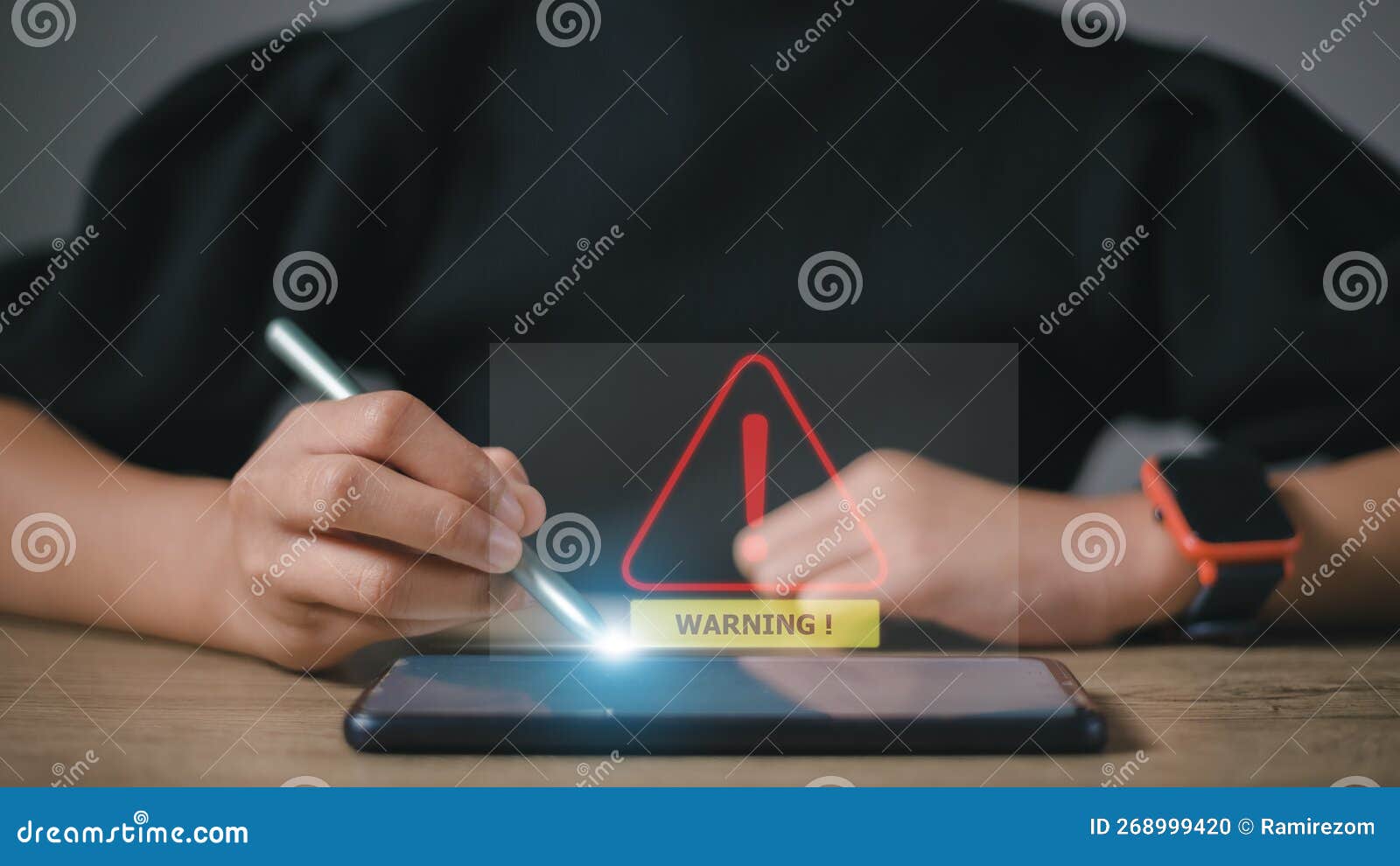 System Warning Caution Sign for Notification Error and Maintenance ...