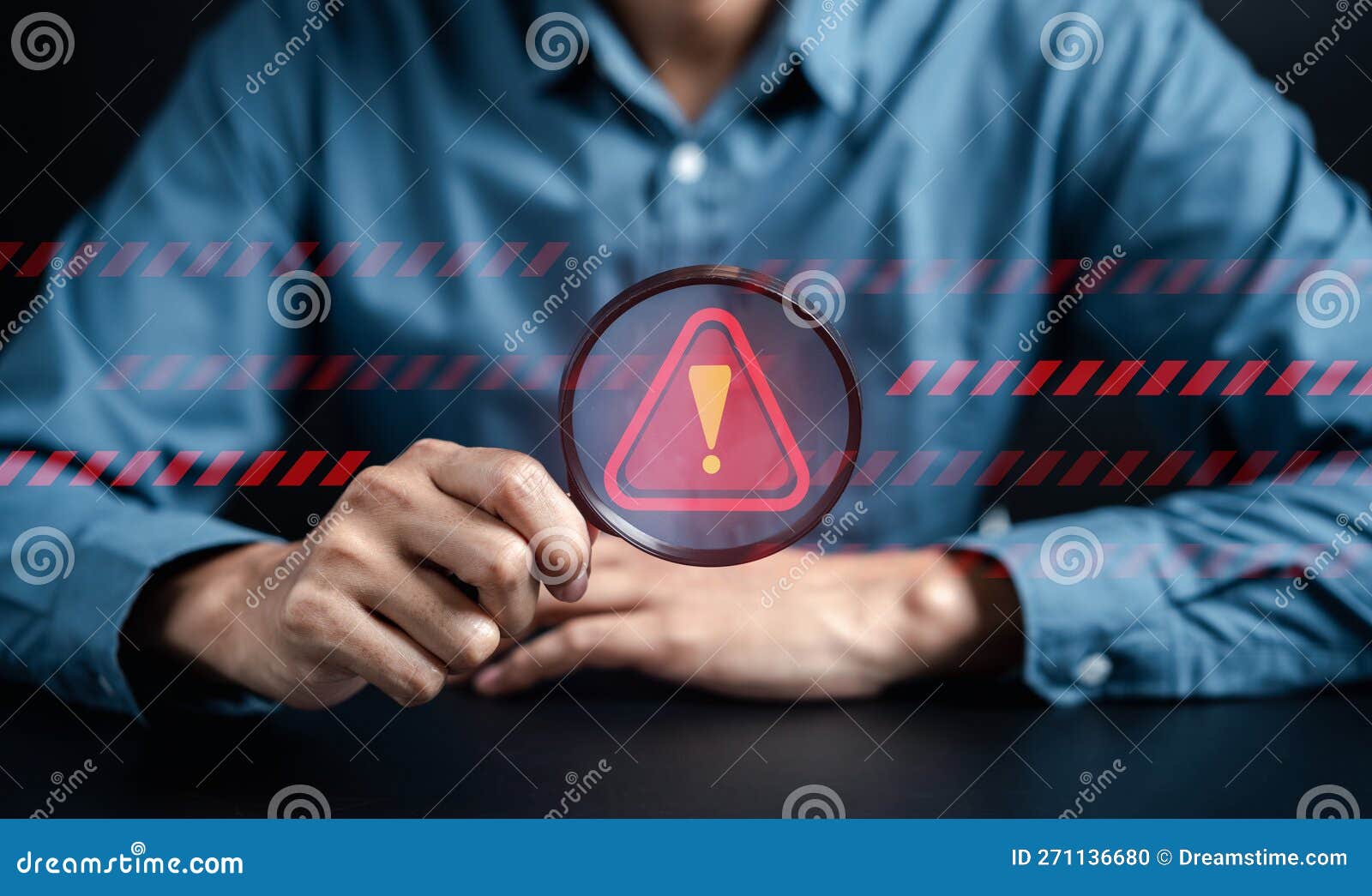 System Warning Caution Sign for Notification Error and Maintenance ...