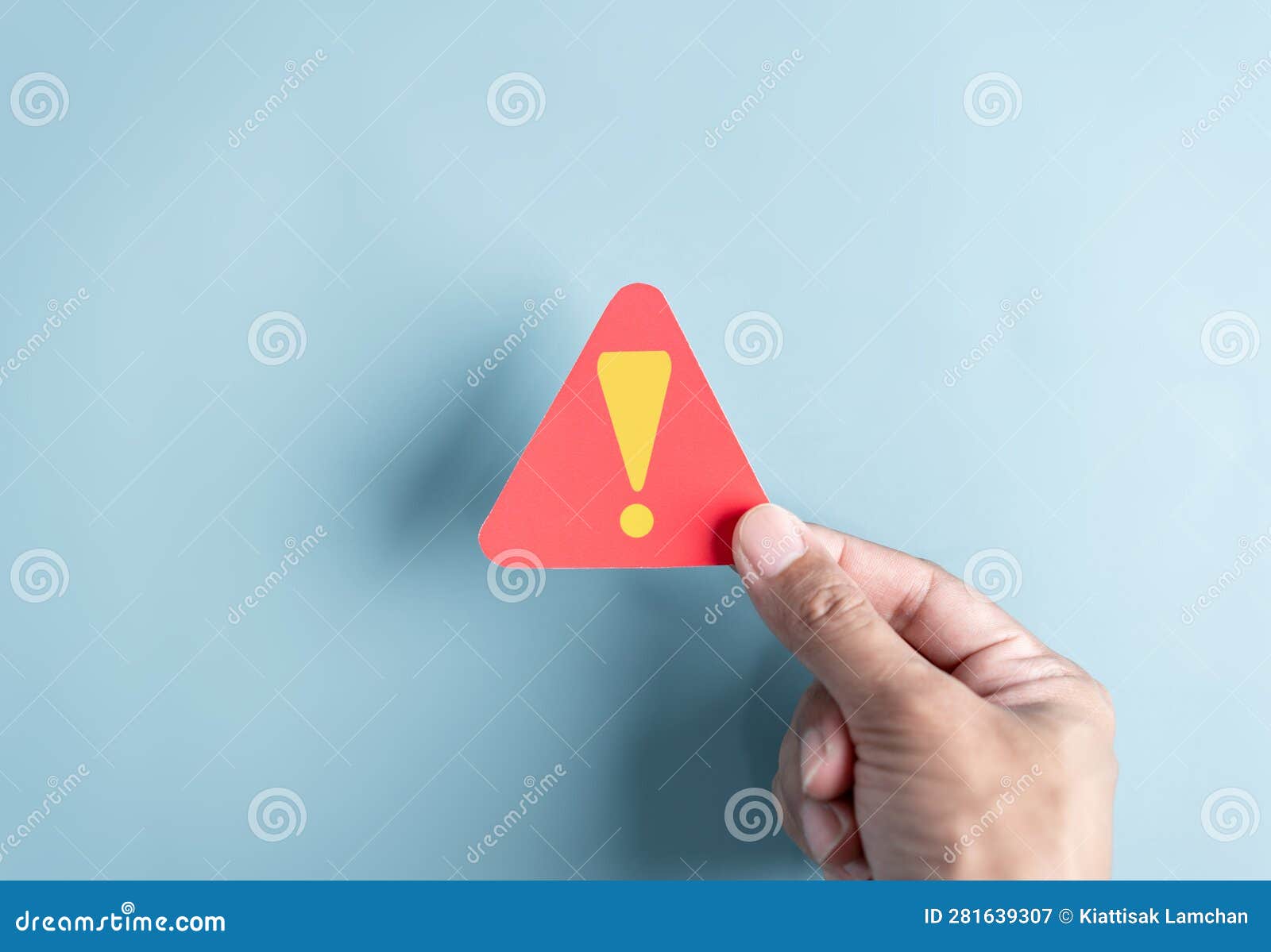 System Warning Caution Sign Symbol Paper Cut Out. Notification Error ...