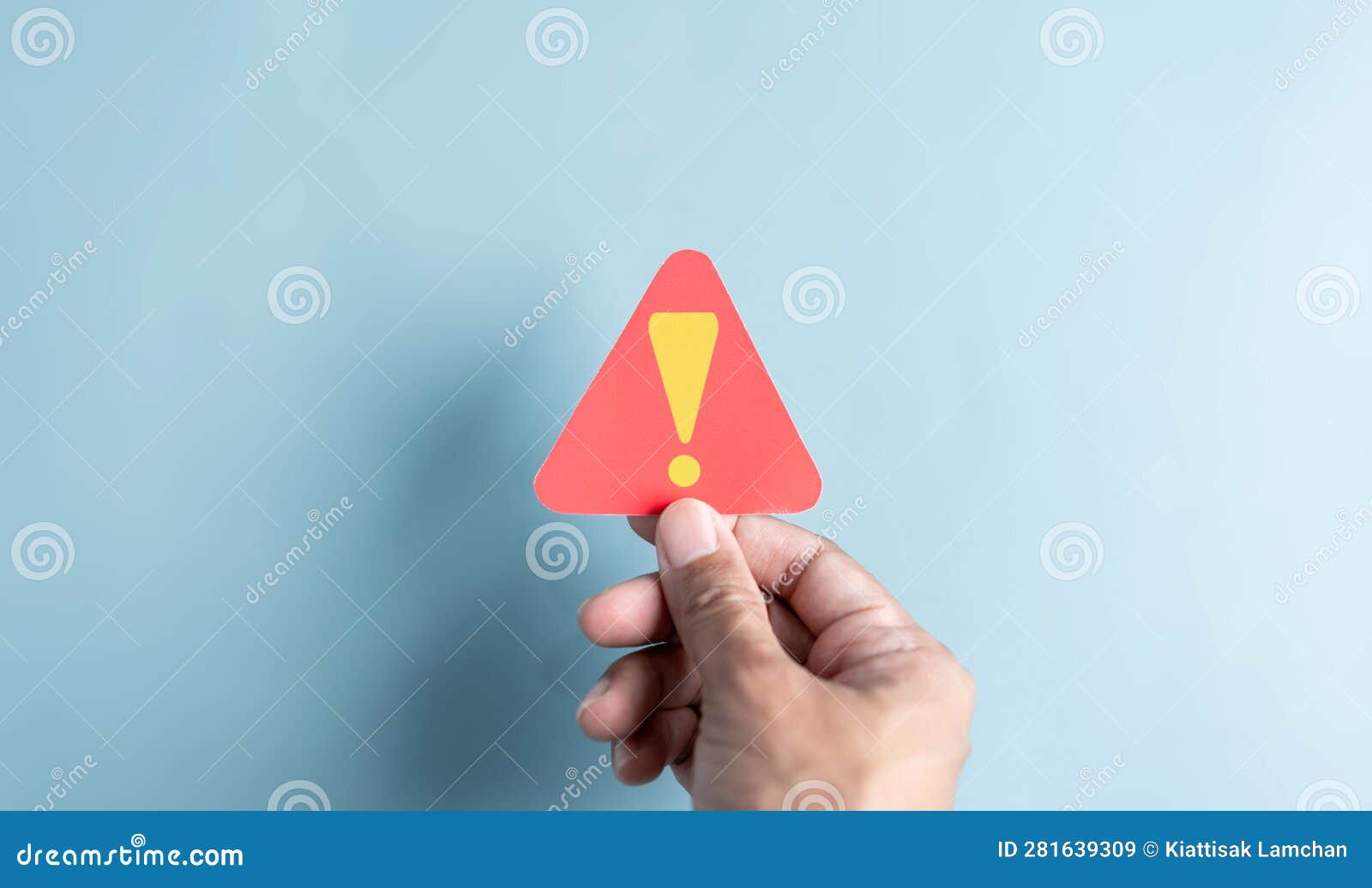 System Warning Caution Sign Symbol Paper Cut Out. Notification Error ...