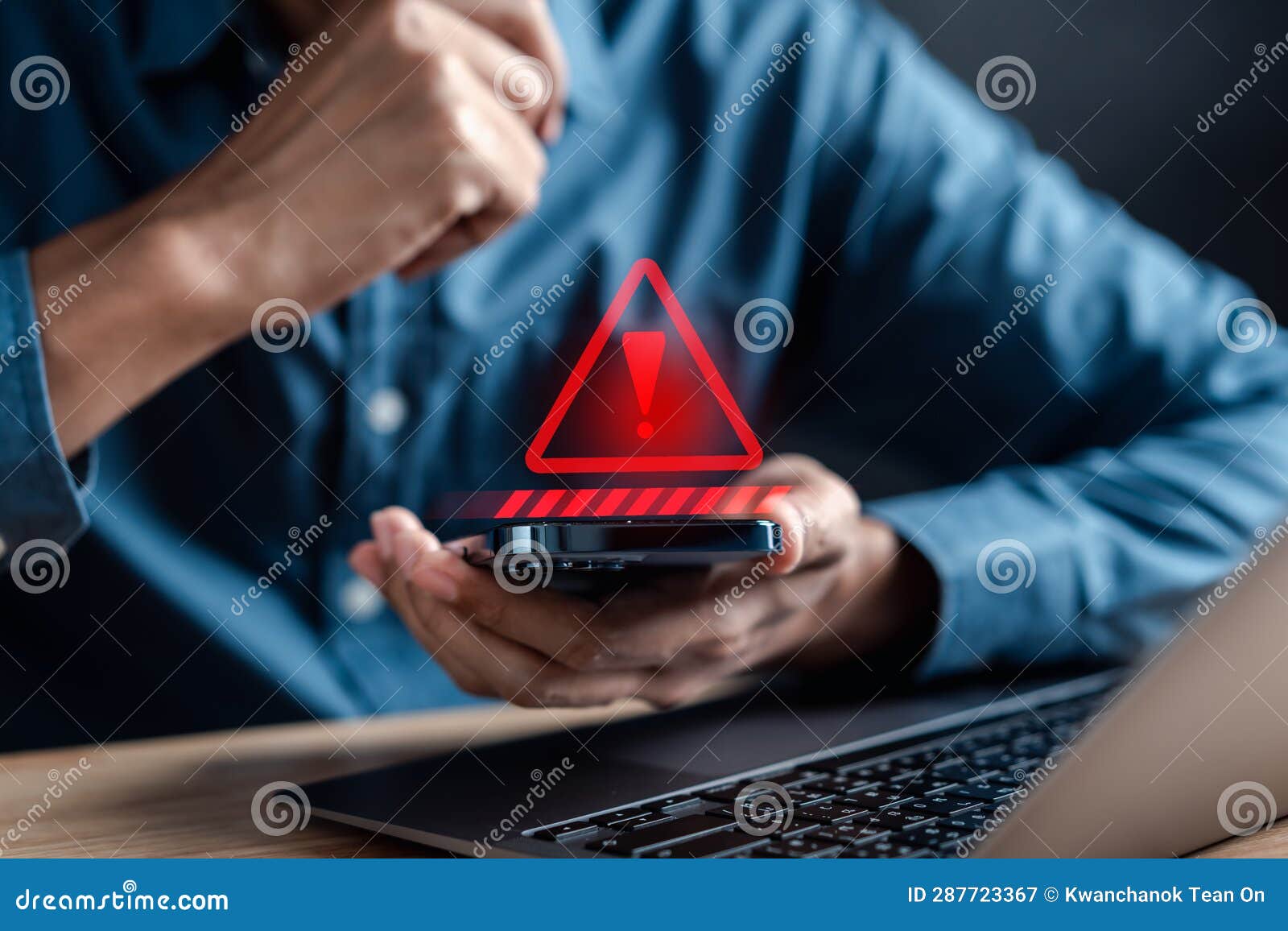 System Warning Error Popup and Maintenance Showing. Cyber Attack on ...