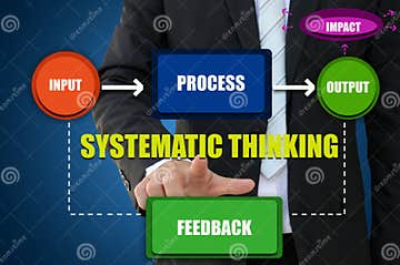 Systematic Thinking for Business Concept Stock Photo - Image of mission ...