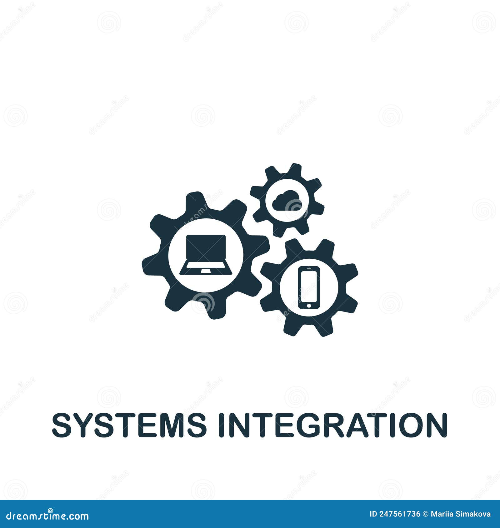Systems Integration Icon. Monochrome Simple Industry 4.0 Icon for ... Systems Integration Icon. Monochrome Simple Industry 4.0 Icon for ...