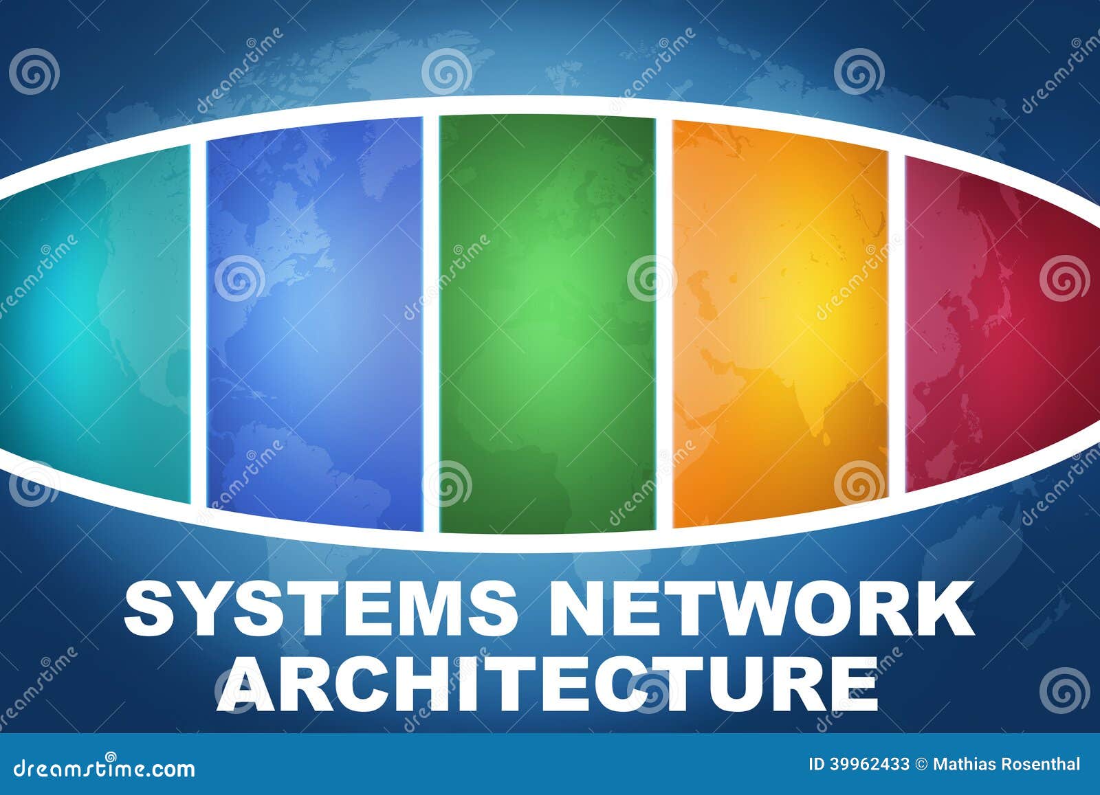 Systems Network Architecture Illustration Stock - Illustration du nuage ...
