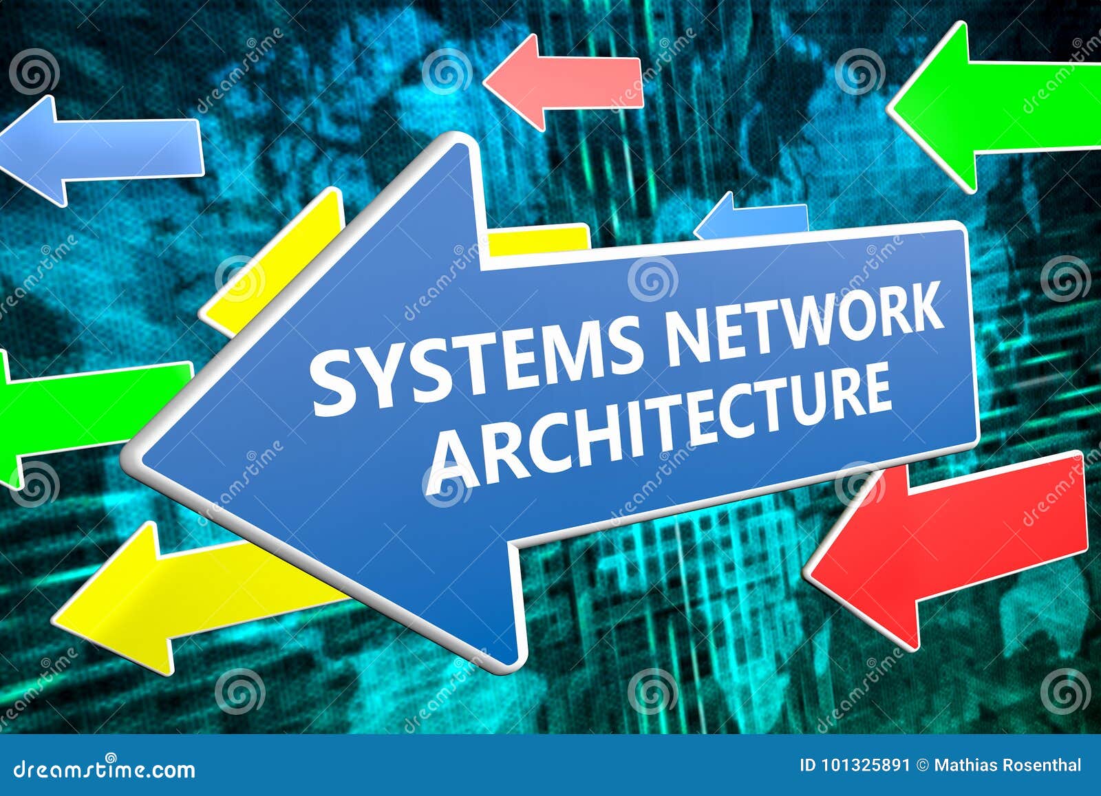 Systems Network Architecture Stock Illustration - Illustration of ...