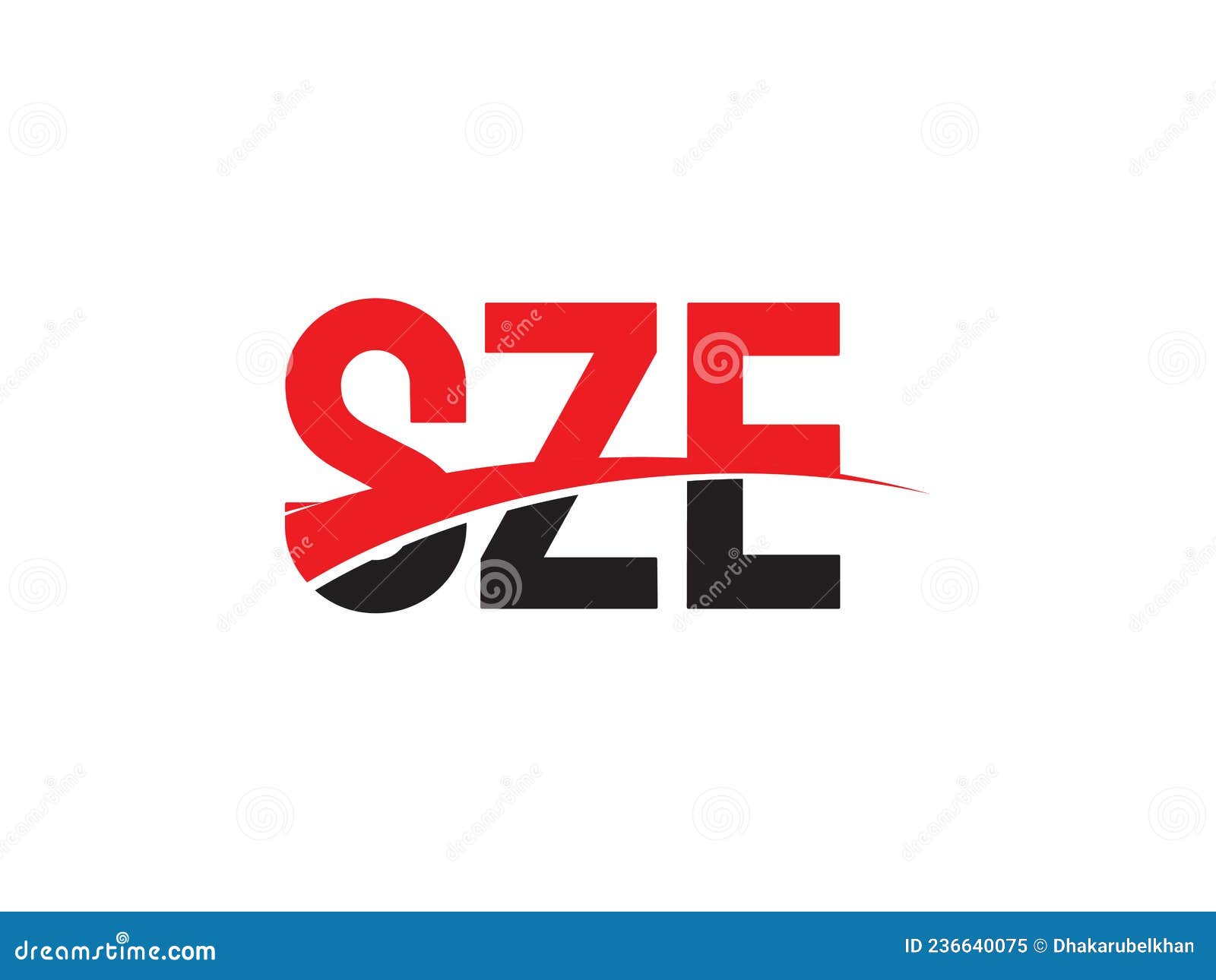 SZE Letter Initial Logo Design Vector Illustration Stock Vector ...