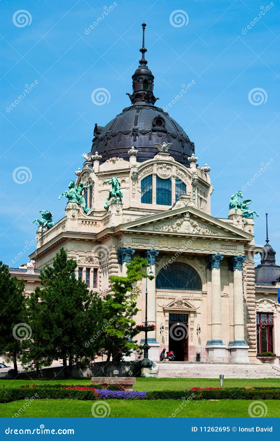 The Szechenyi bath stock image. Image of europe, destination - 11262695
