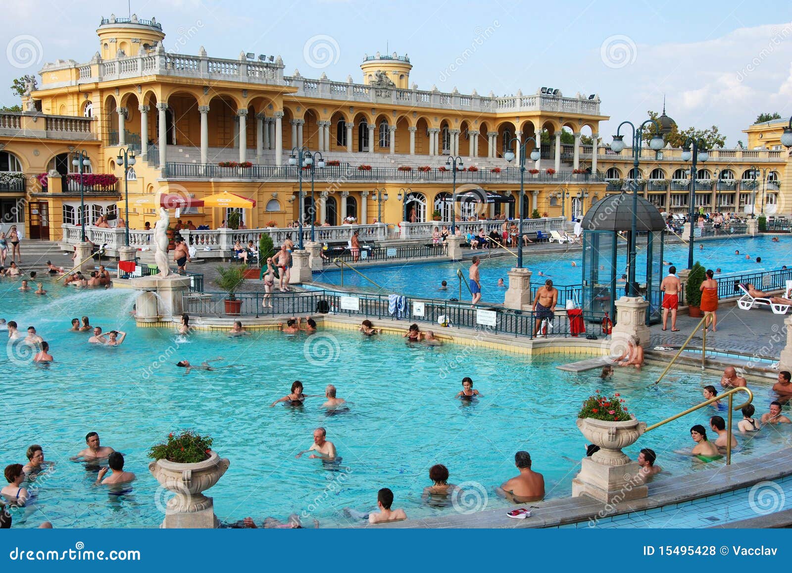 The Szechenyi Spa in Budapest Editorial Stock Photo - Image of ...
