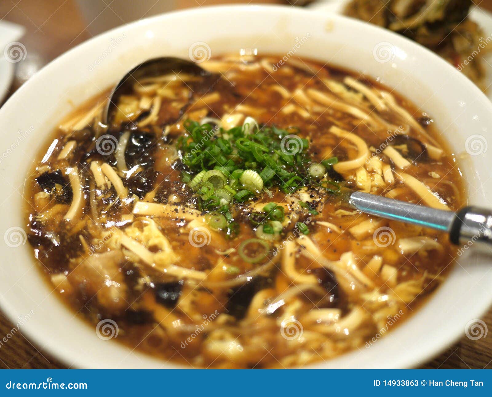 Szechuan Hot and Sour Soup stock image. Image of food - 14933863