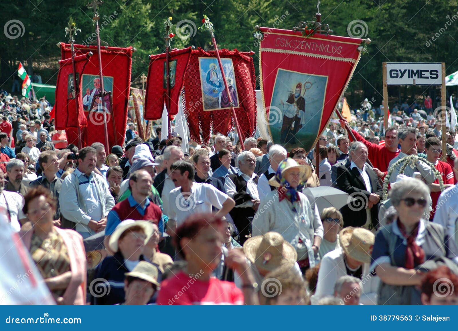 Szekler-Pilger, Die Pfingsten Feiern Redaktionelles Stockfoto - Bild ...