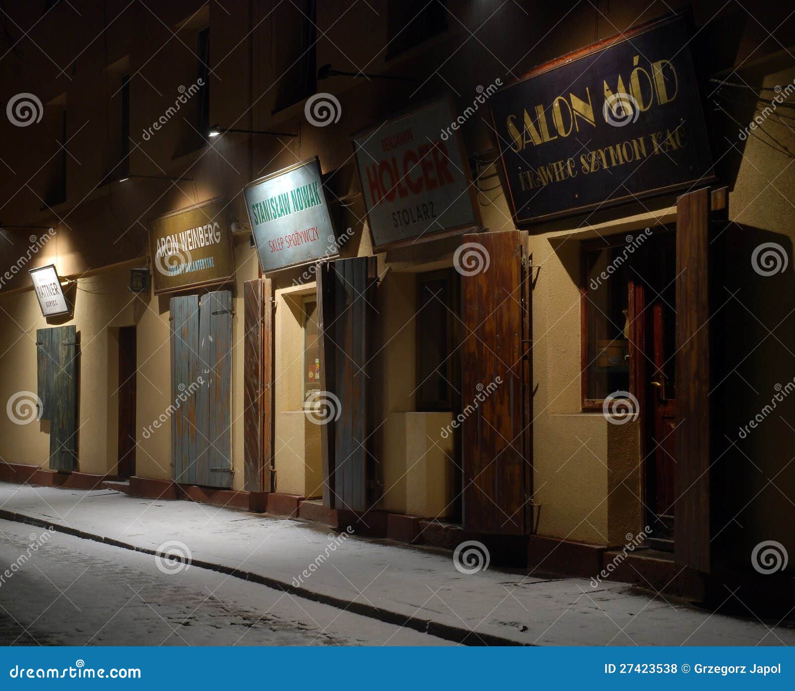 Szeroka Street - Krakow editorial stock photo. Image of judaical - 27423538