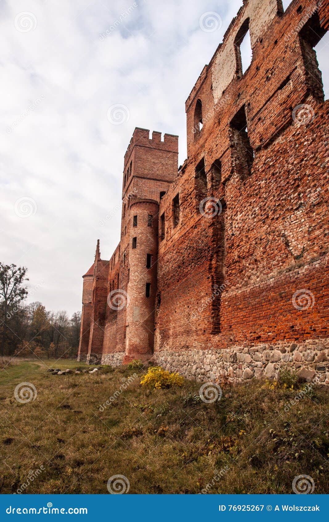 Szymbark Castle in Poland stock image. Image of label - 76925267