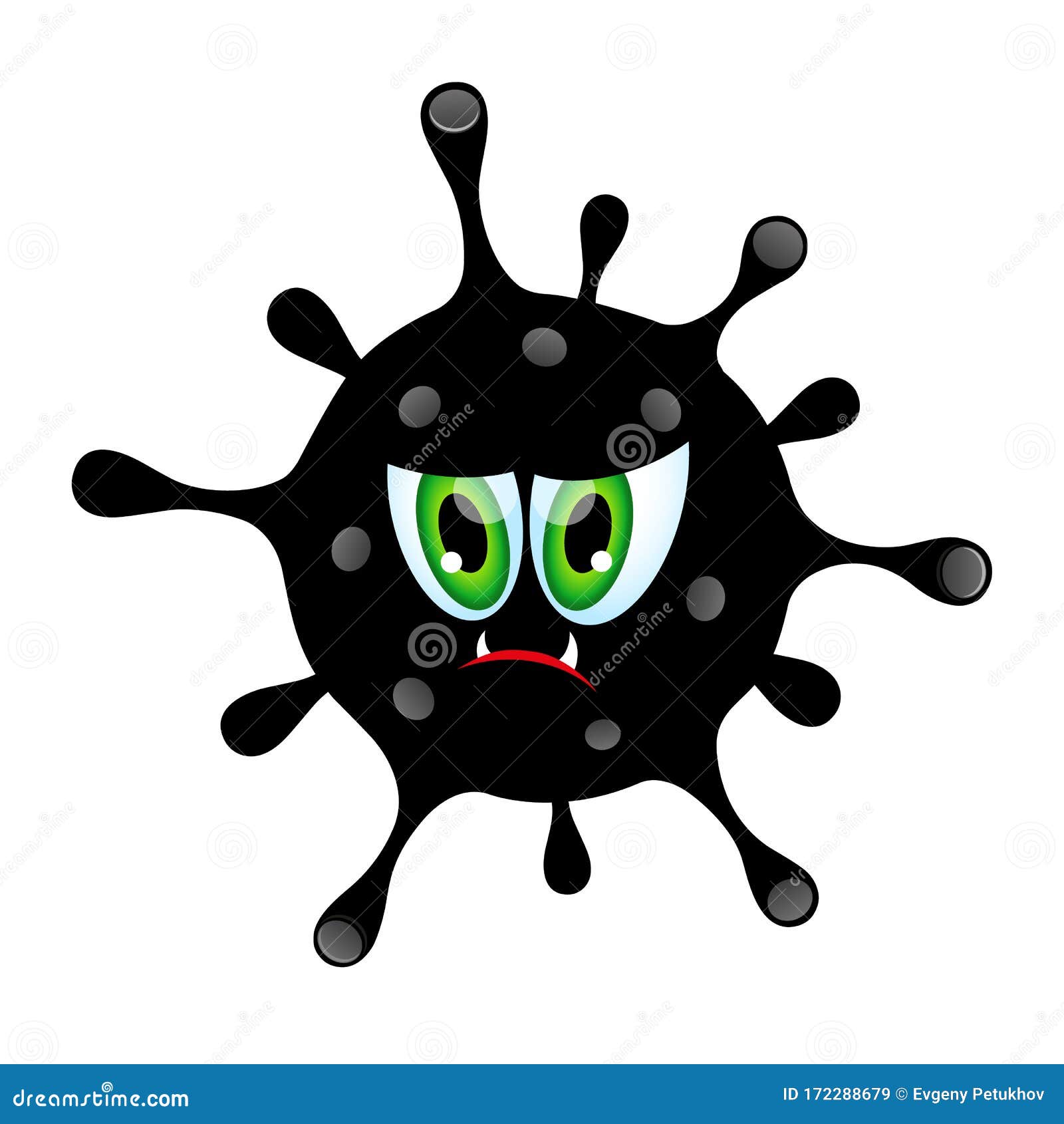 Símbolo De Dibujos Animados De Virus, Microbio, Icono De Bacterias ... Símbolo De Dibujos Animados De Virus, Microbio, Icono De Bacterias ...